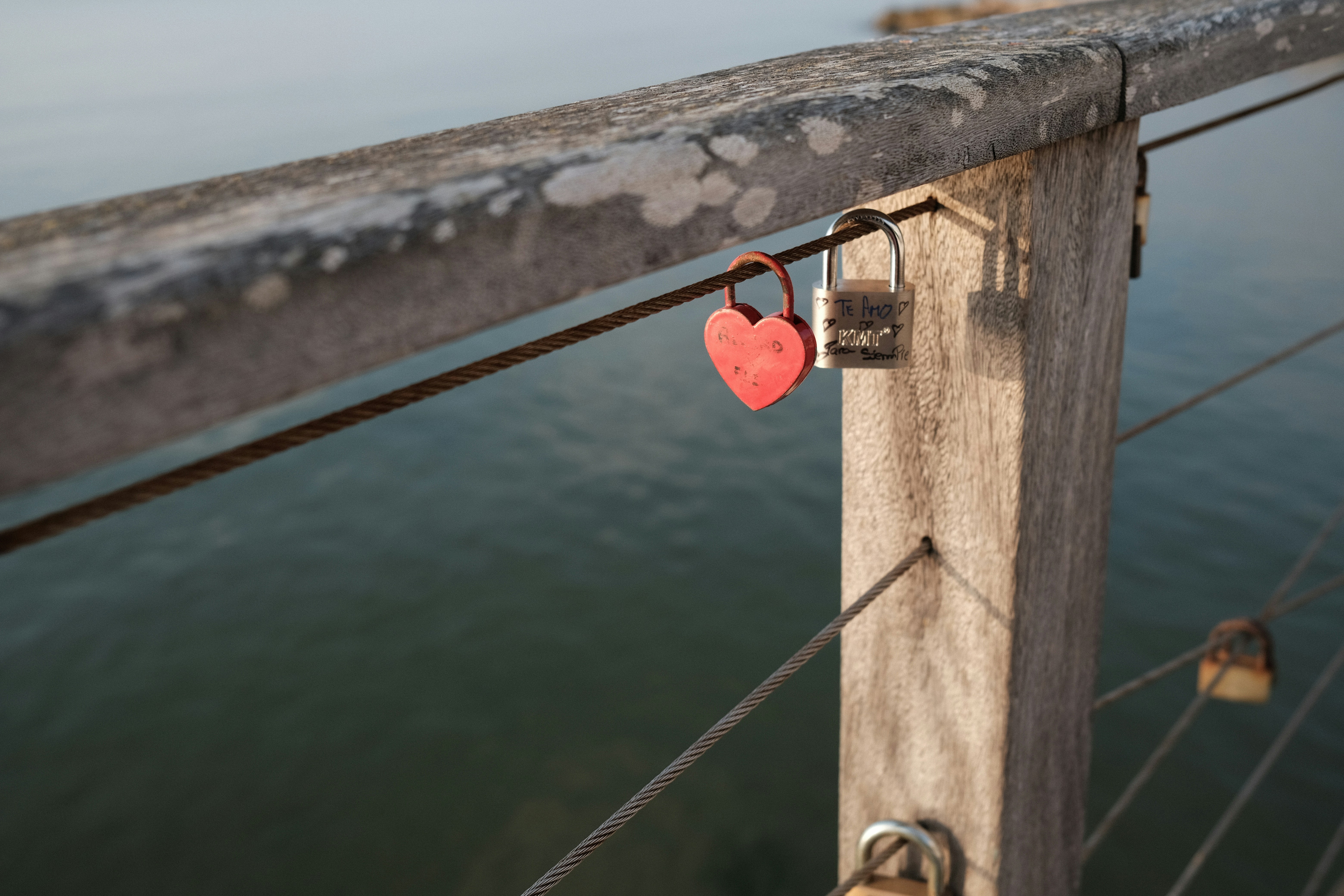 Lock of Time: A Quiet Padlock by the Pier