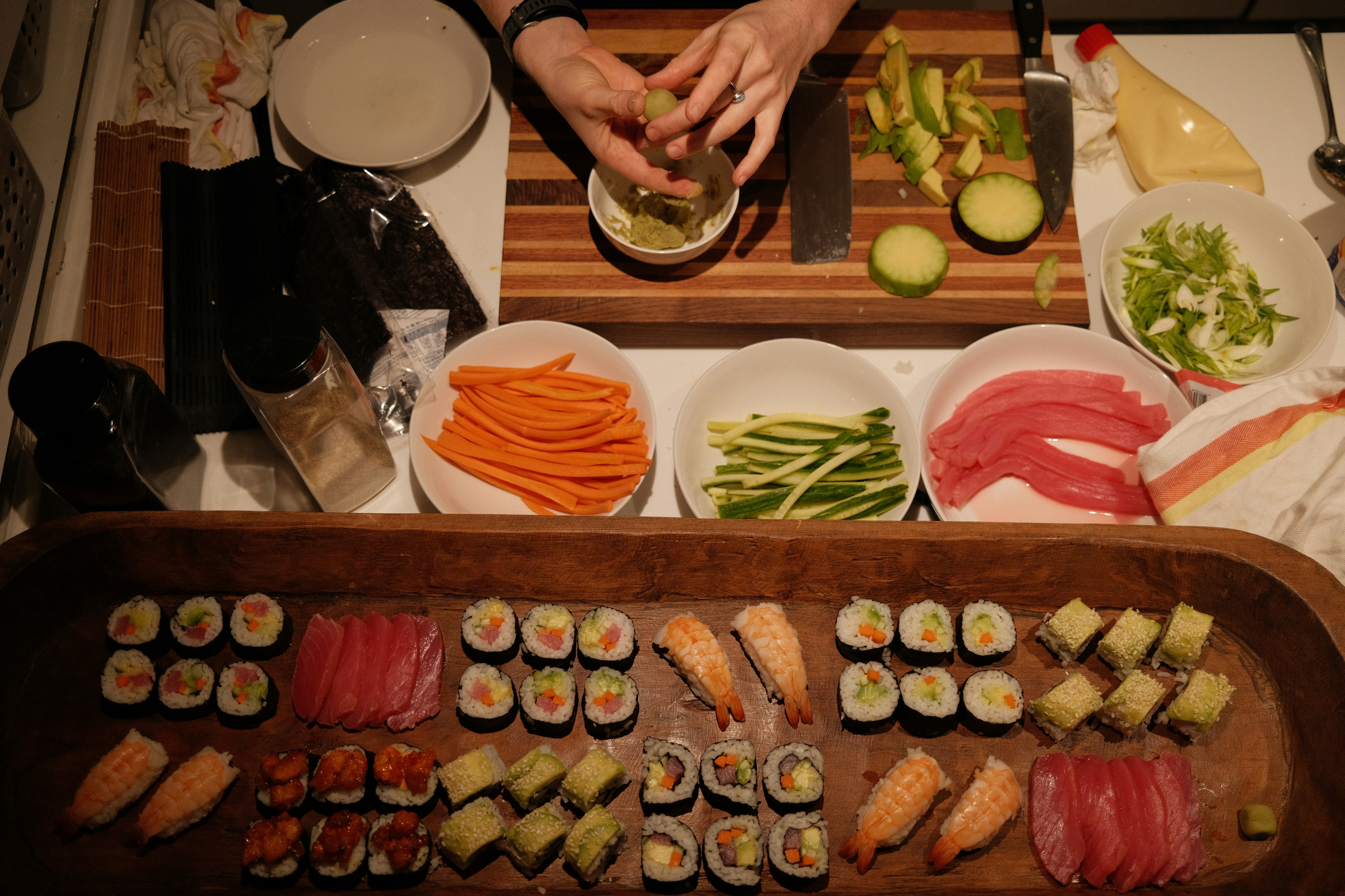 River of Nigiri: An Elegant Sushi Board Run