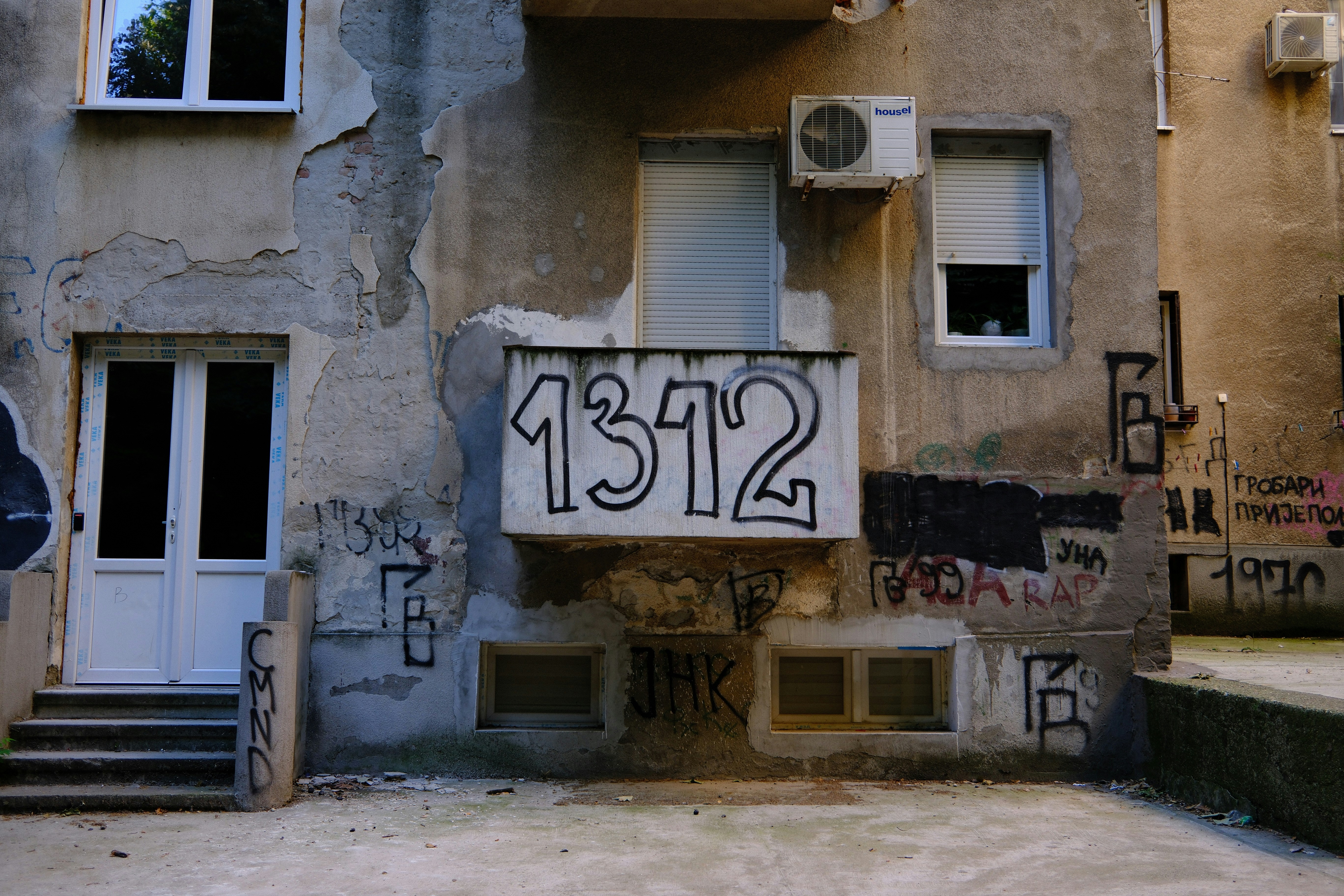 Graffiti Ledger: The Numbers Above the Ground Floor Window