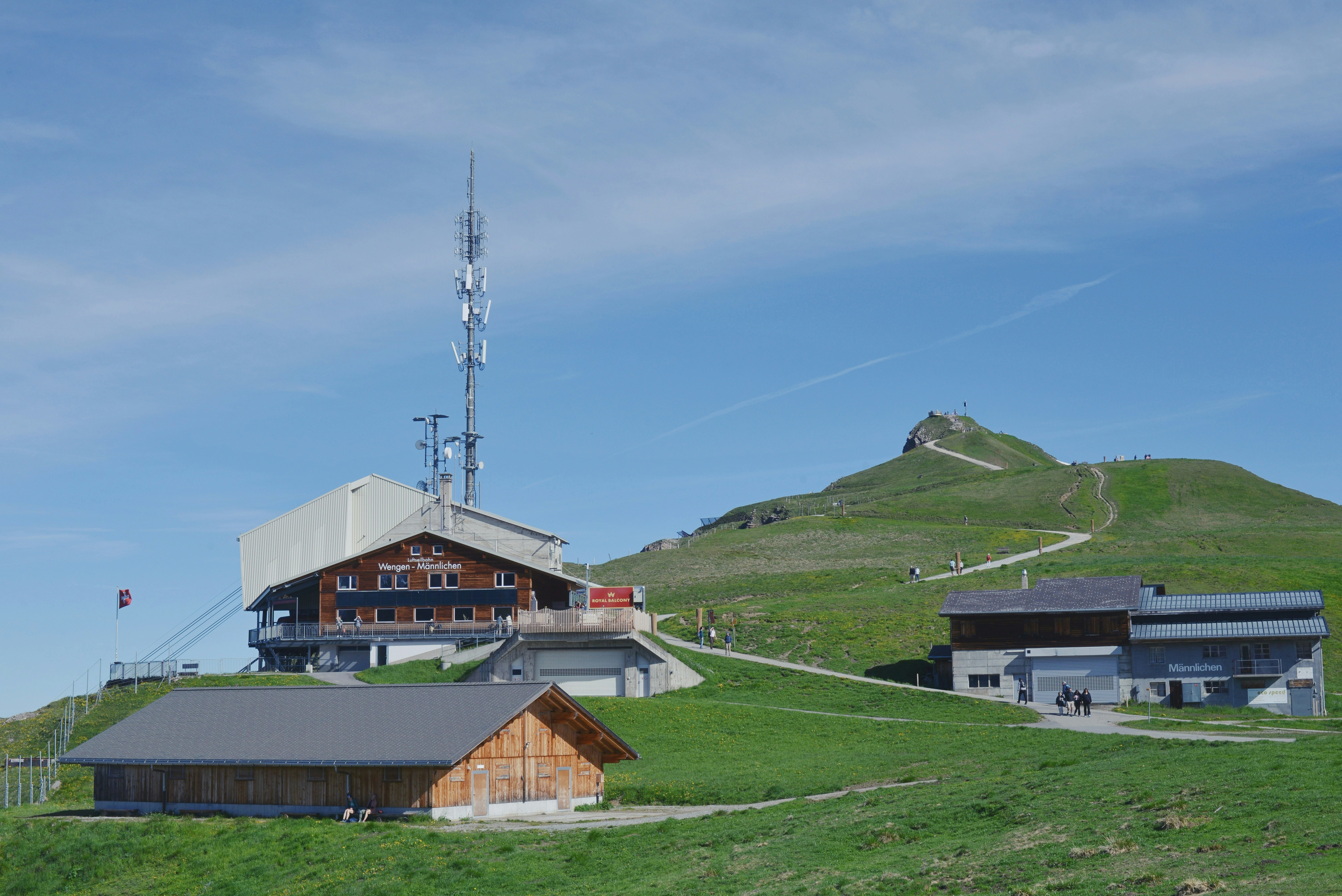 Hilltop Station Confluence: A Fleet of Buildings Beneath a Towering Antenna