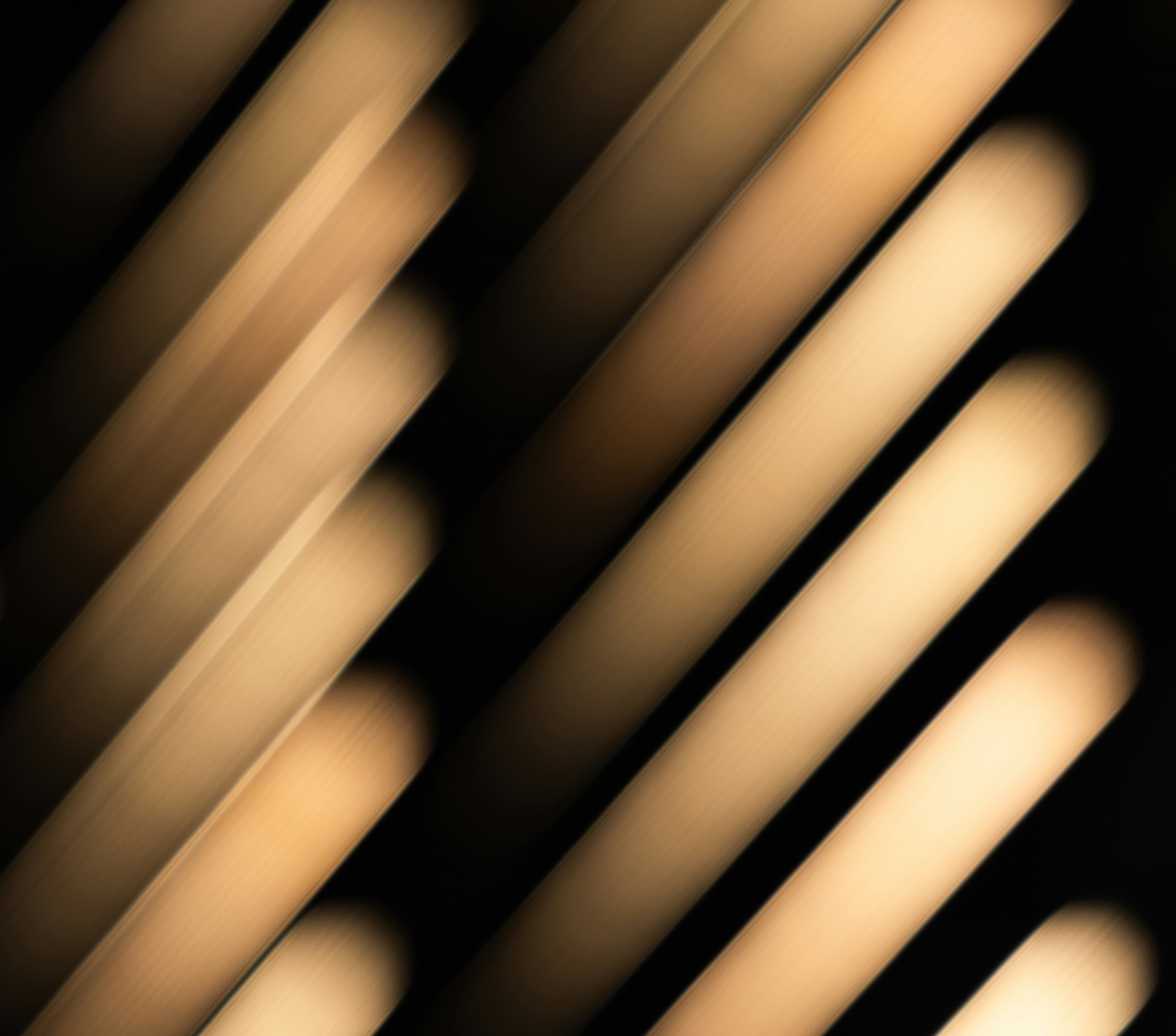 Golden Rods in Motion: Abstract Light Trails