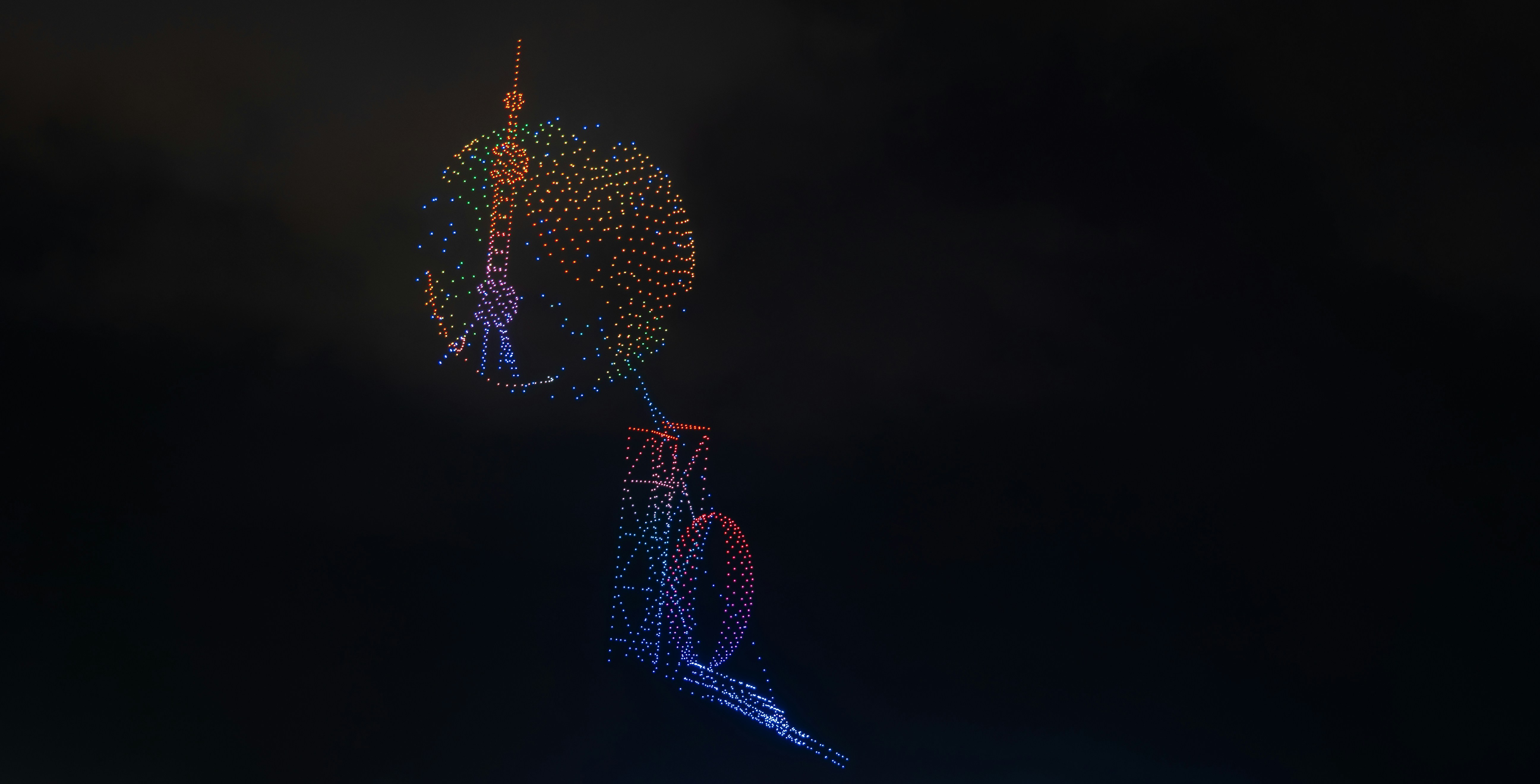 Luminous Kite of Night: A Distant Circadian Dance