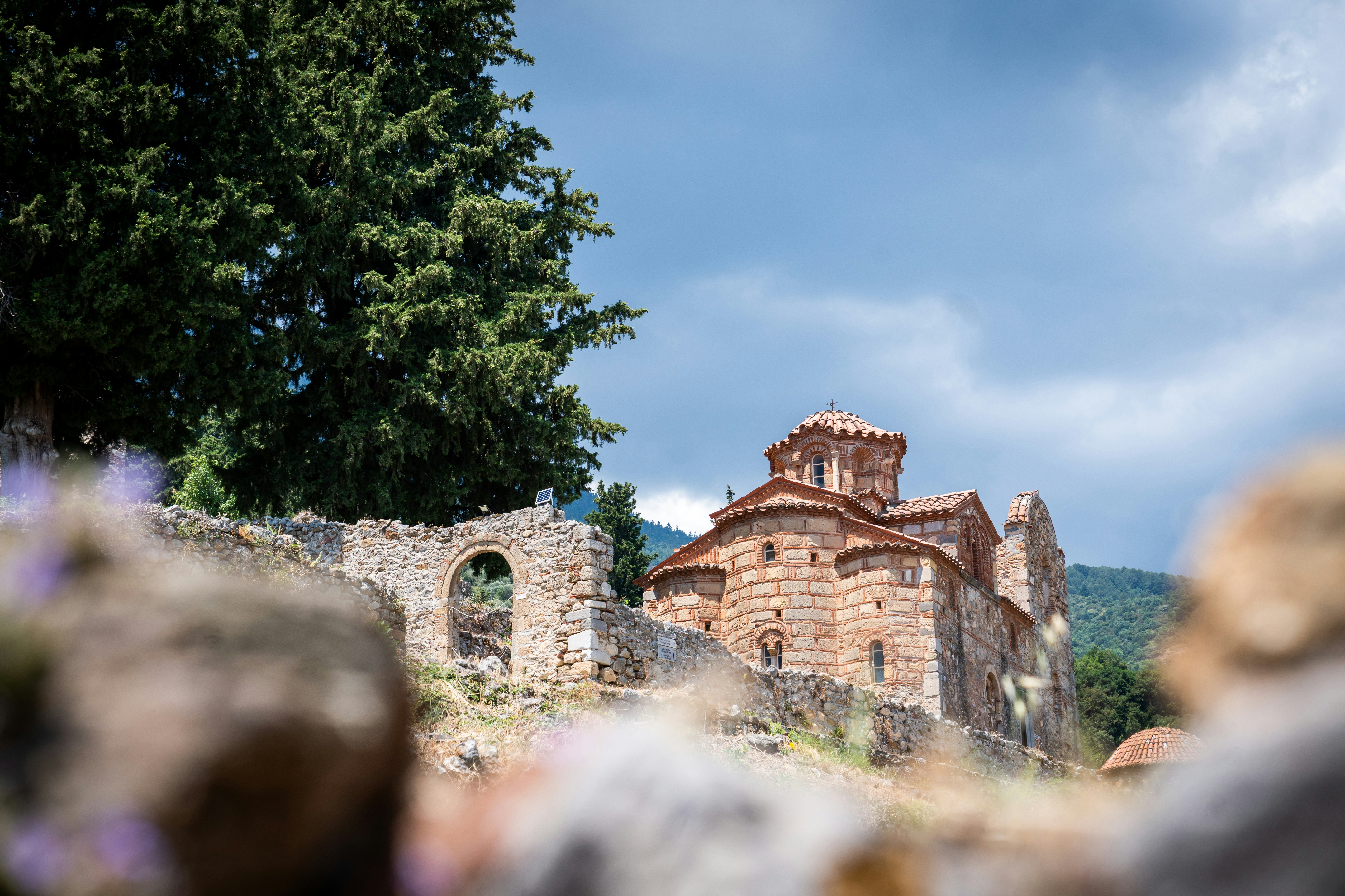 Ruins with Bejeweled Archway: A Quiet Moment Among Stones