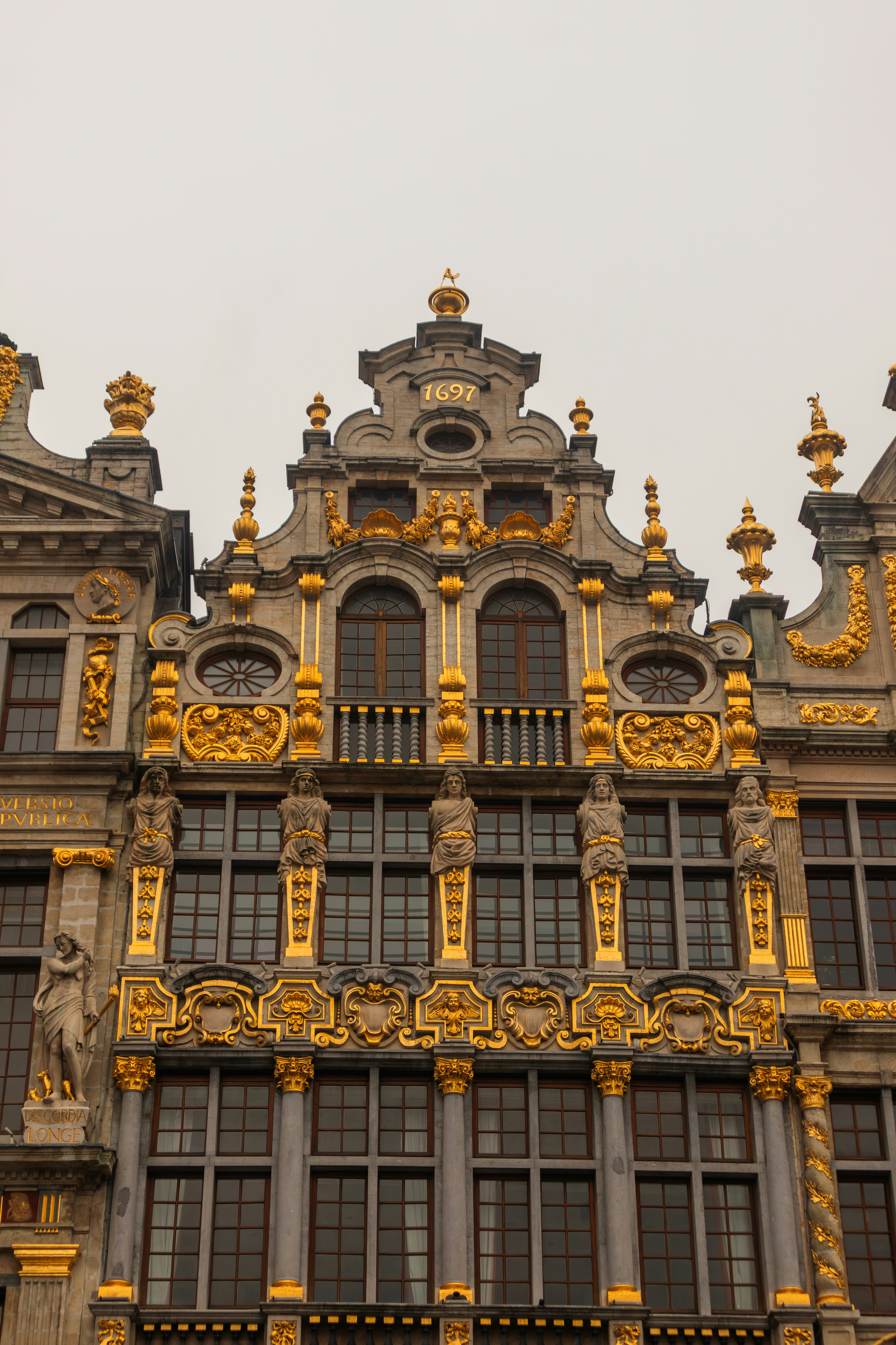 Ornate Facade in Golden Light
