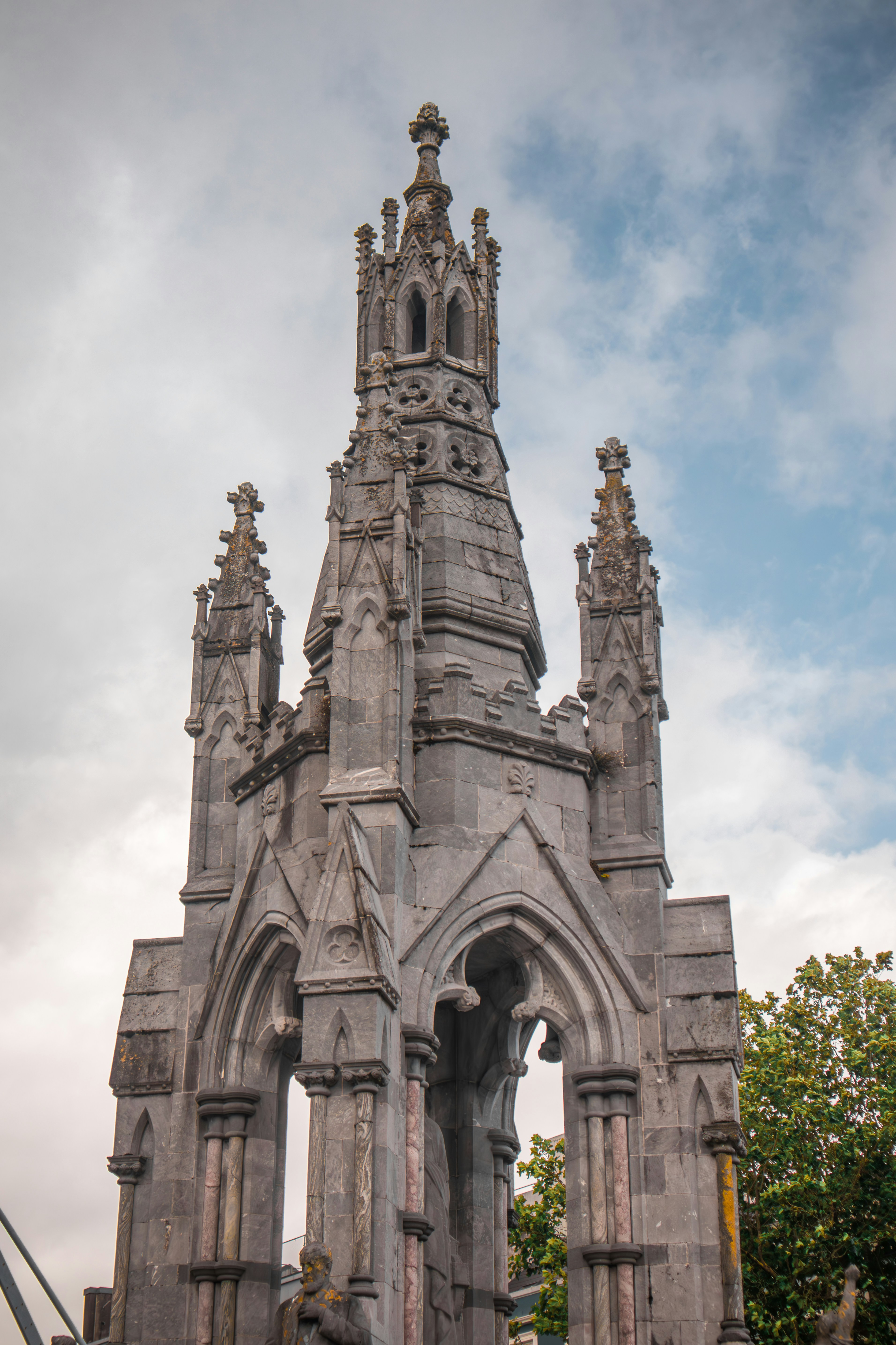 Gothic Spire Reaching Skyward