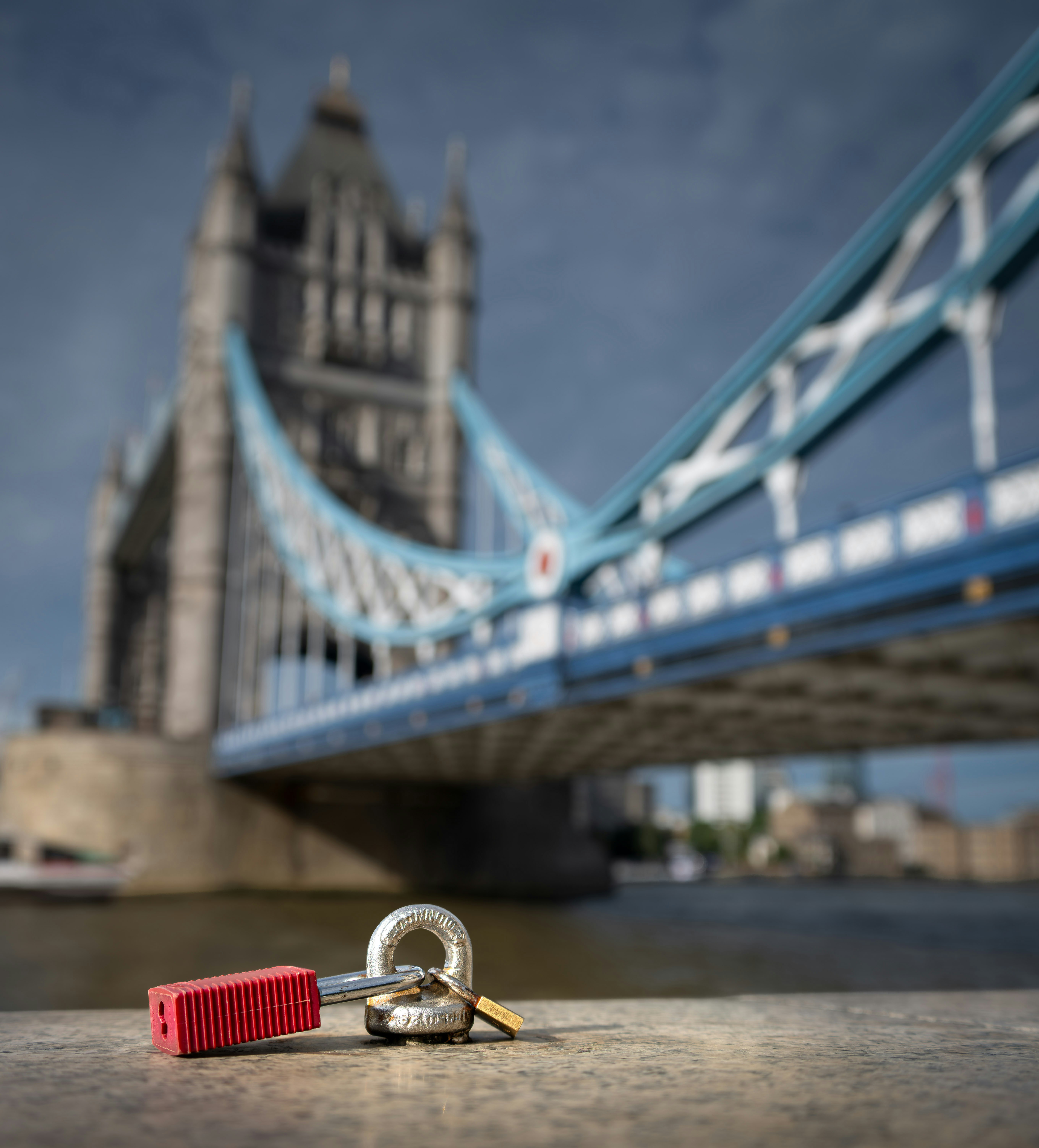 Lock and Link: Padlocks with Tower Bridge in the Background