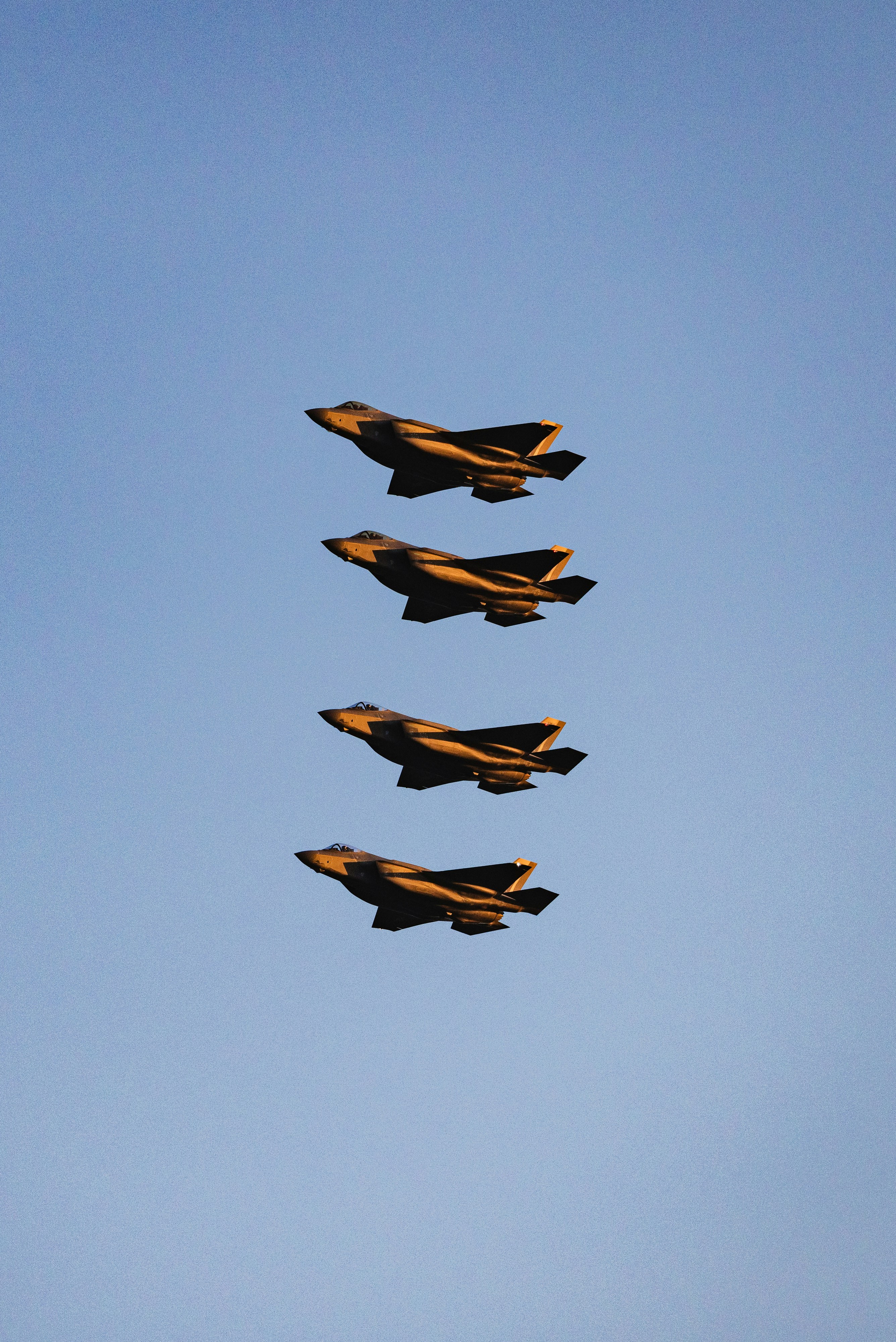 Formation in Dawn Light: Quadruple Jets in Quiet Ascent