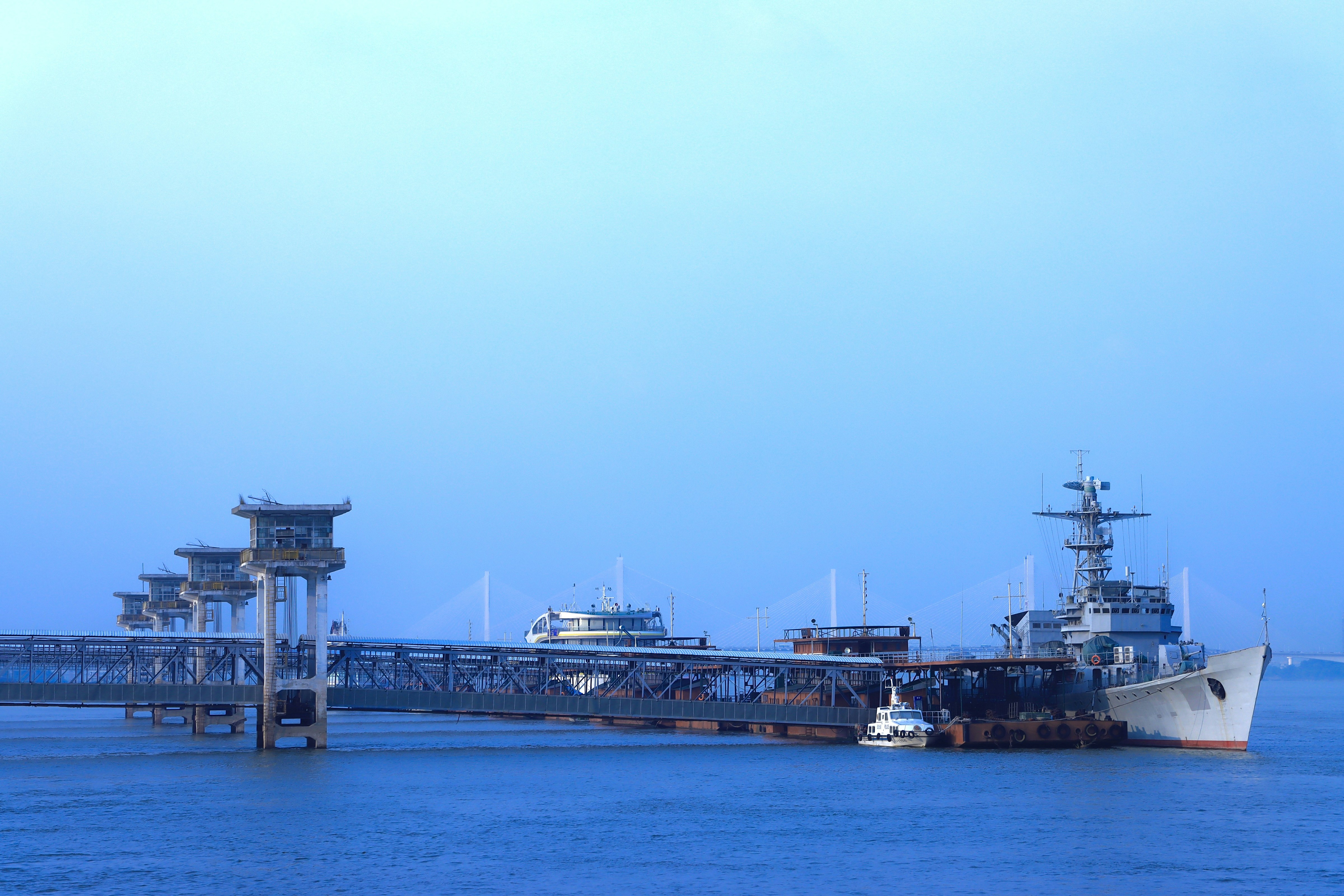 Harborram: A Quiet Fleet at Terminal Dusk