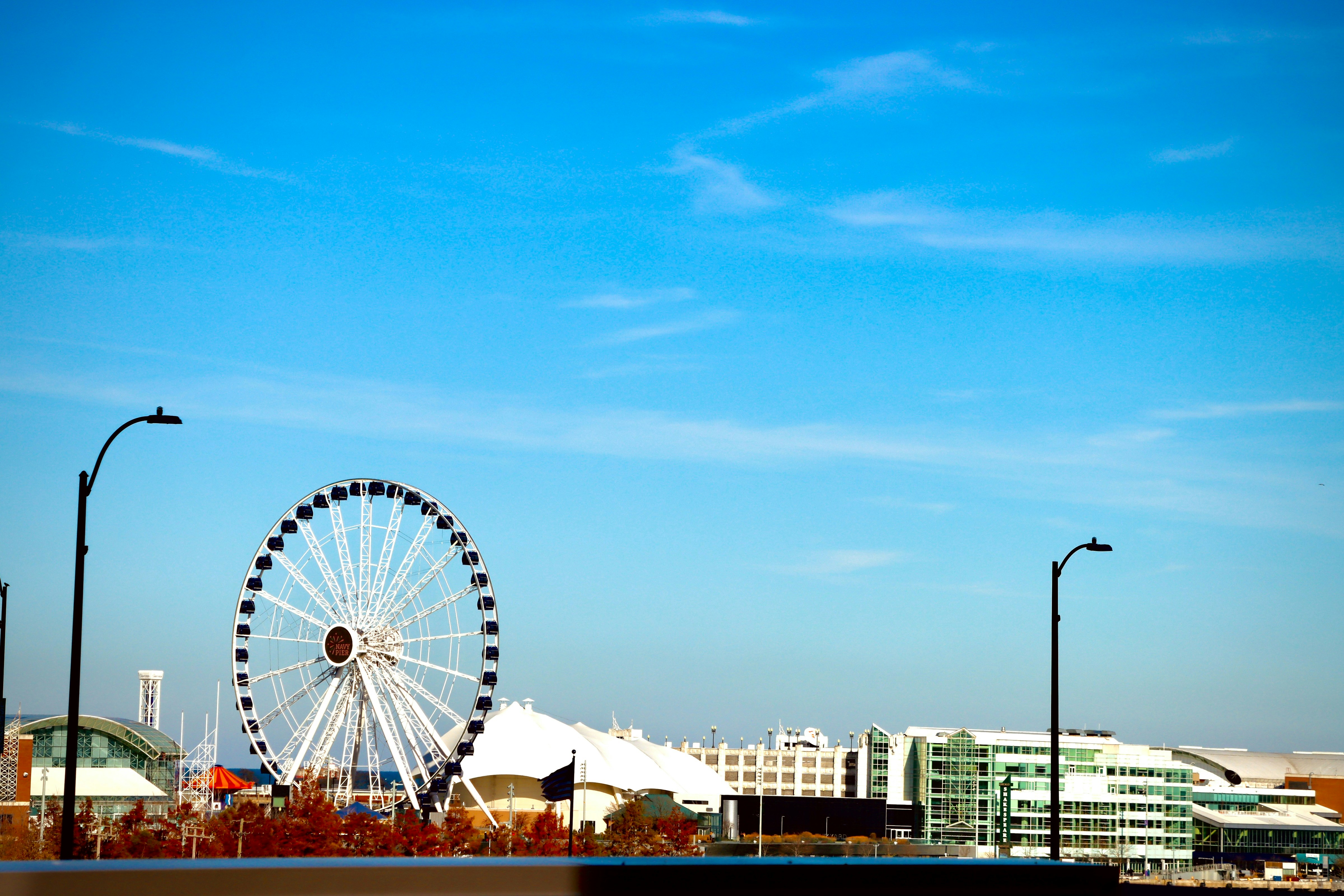 Ferris Wheel Wake and Waterfront Promenade