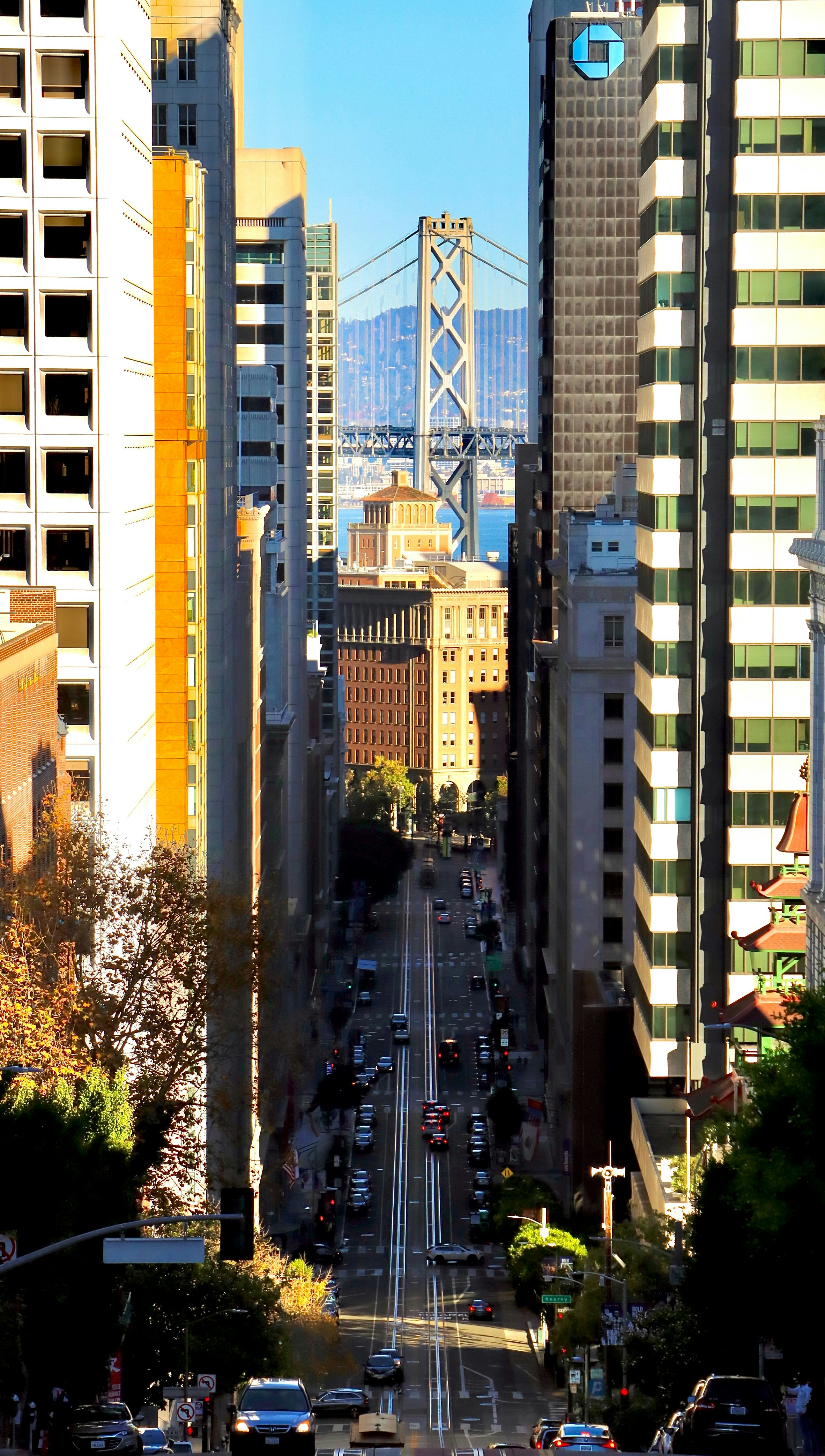 Crimson Canyon: A Street-Level Ascent to the Bay Bridge