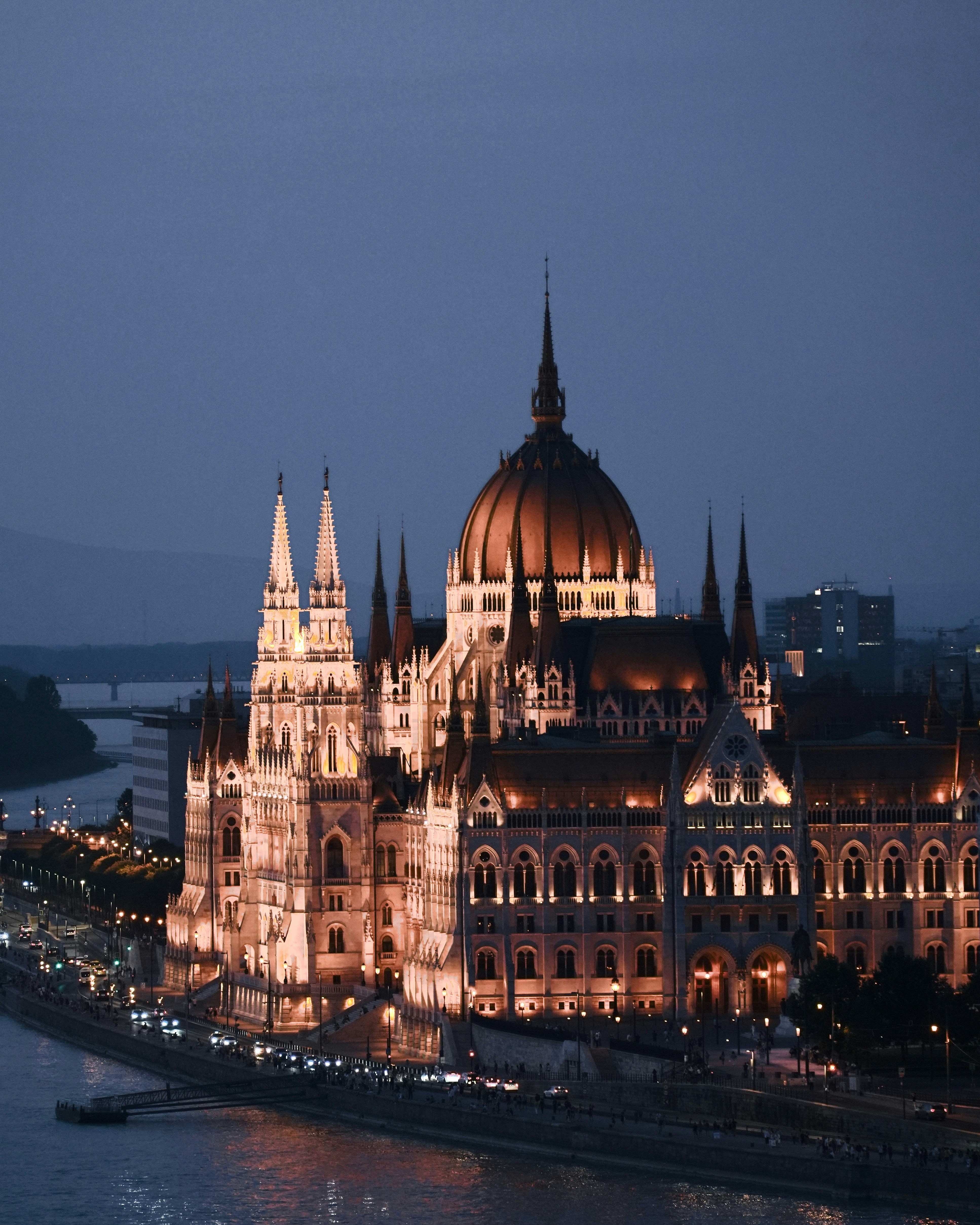 Twilight Dome Over the Danube: Budapest’s Parliament Illuminated