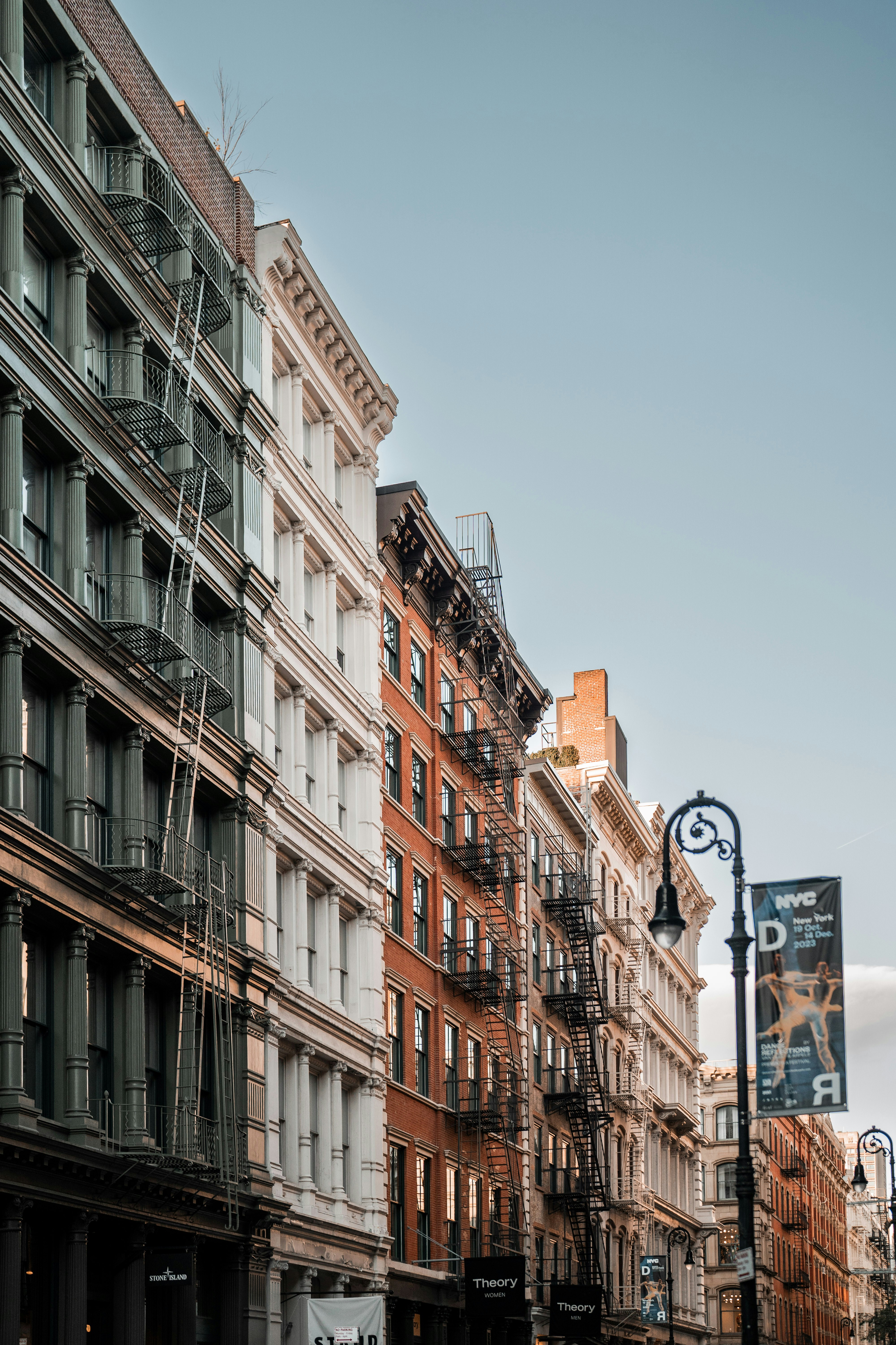 City Facades in Sunlit Harmony