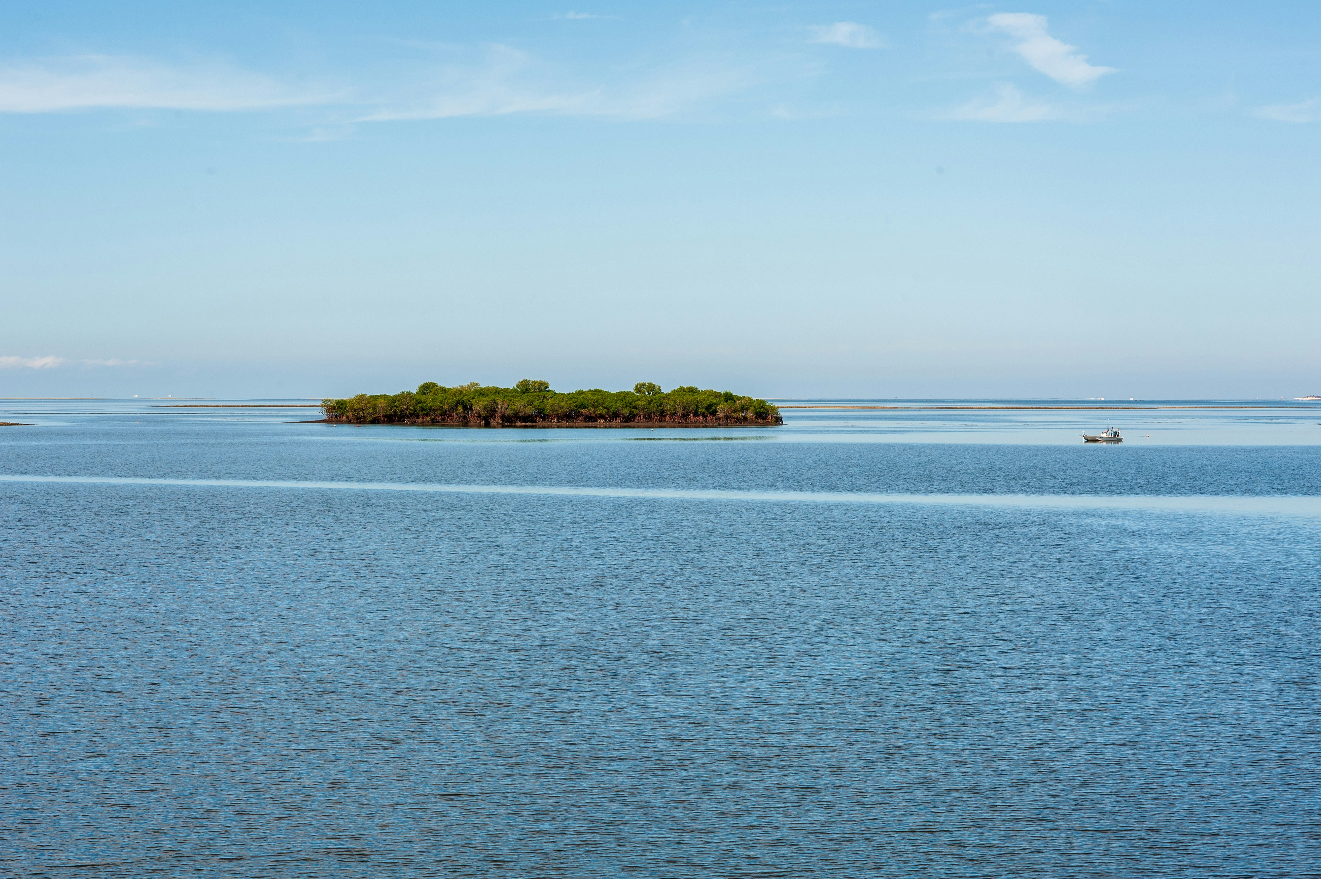 Isolated Isle on a Calm Atlantic Expanse