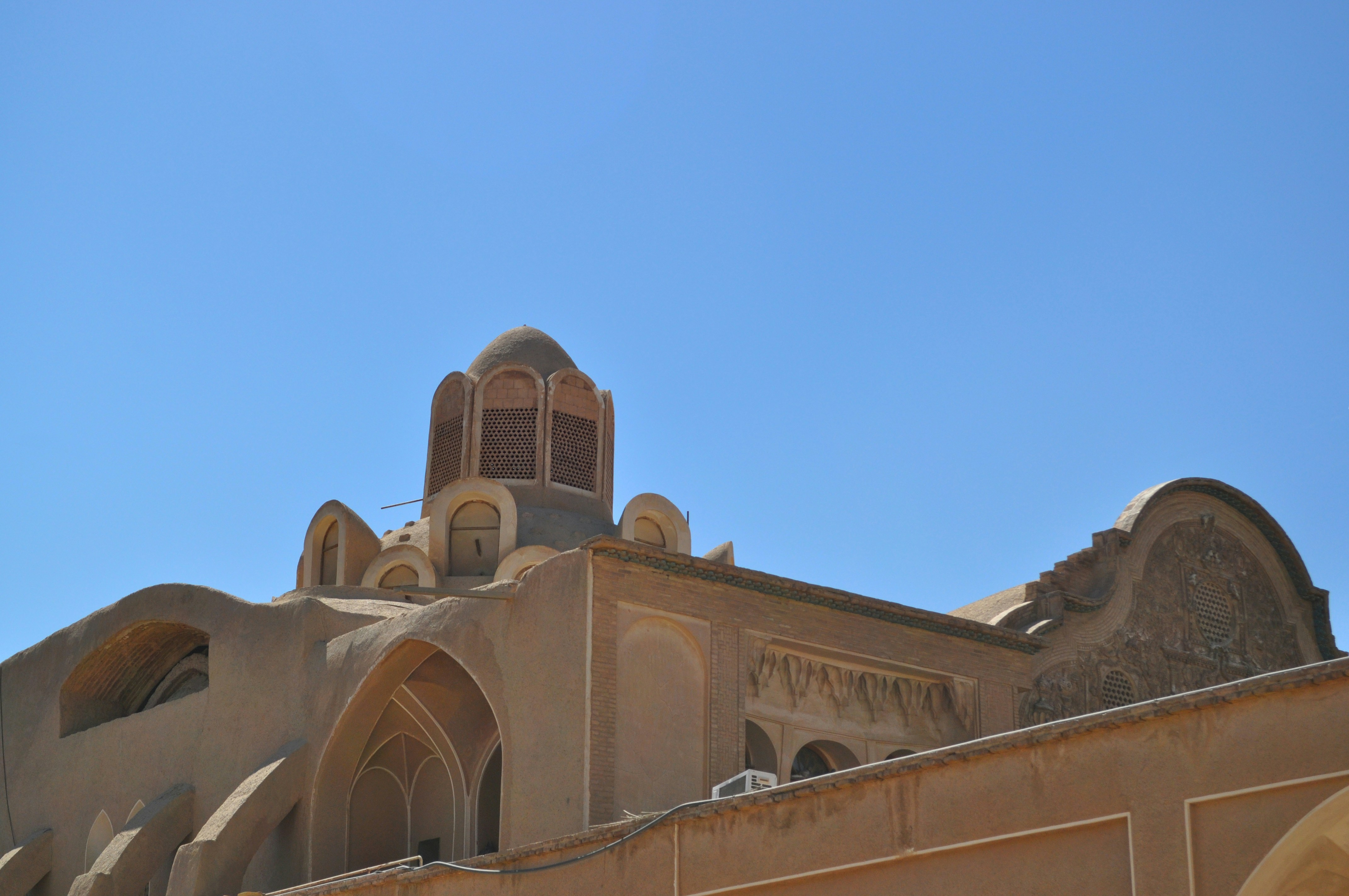 Desert Architecture Rising to a Clear Blue Sky