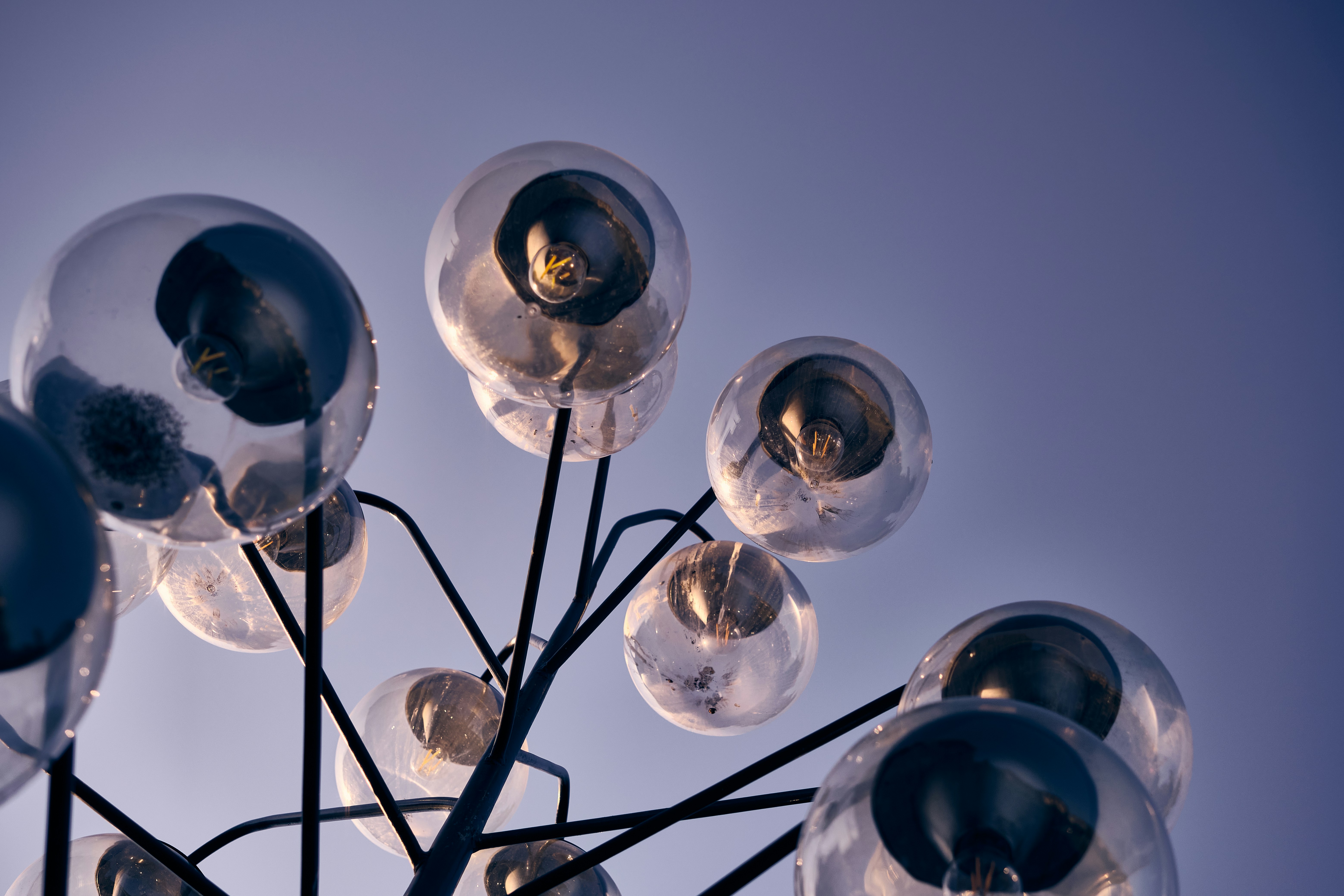 Glass Orbs of Light: A Branching Lattice