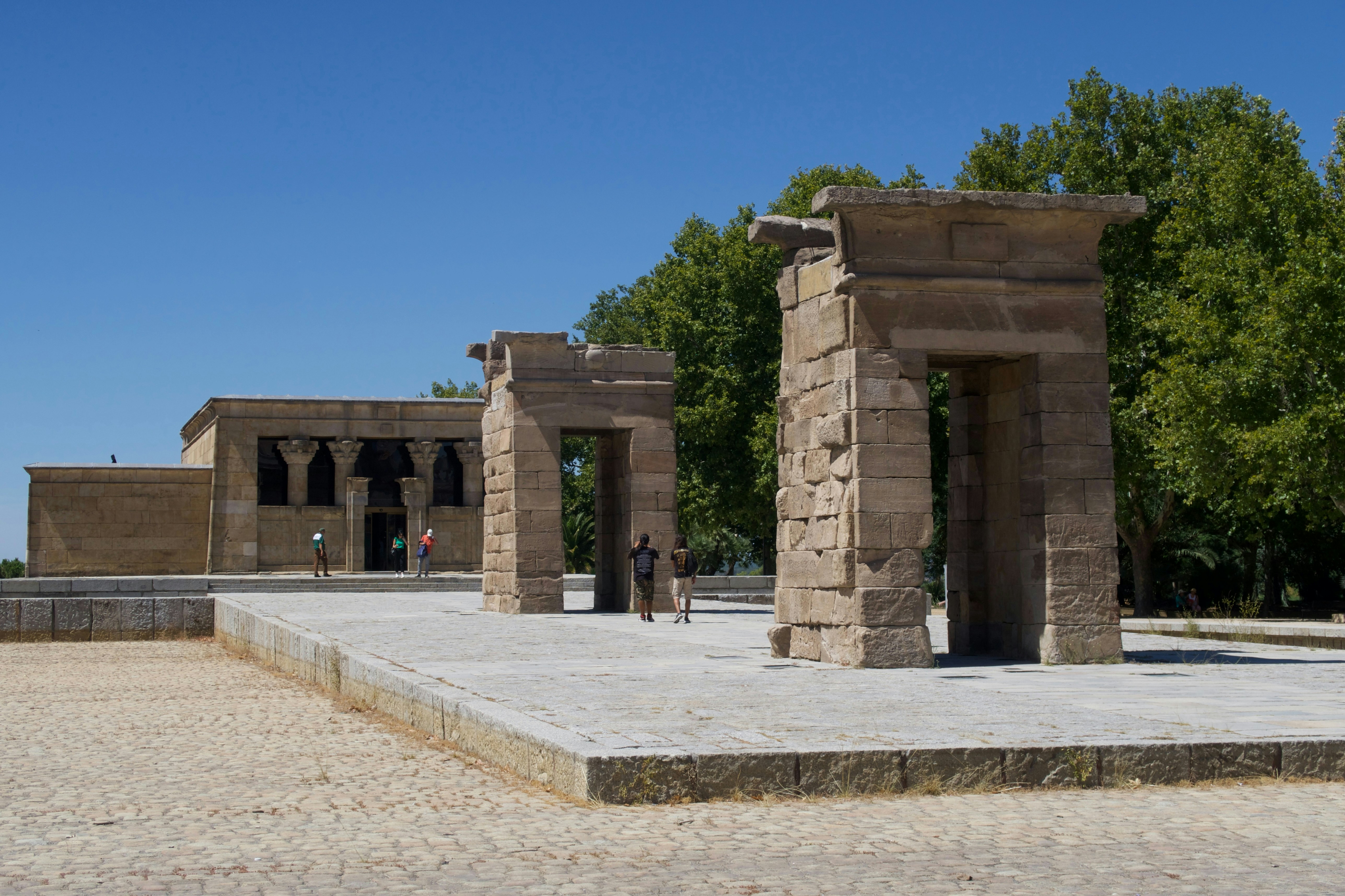 Stone Gateways Amid Open Plaza at Tyramine Ruins