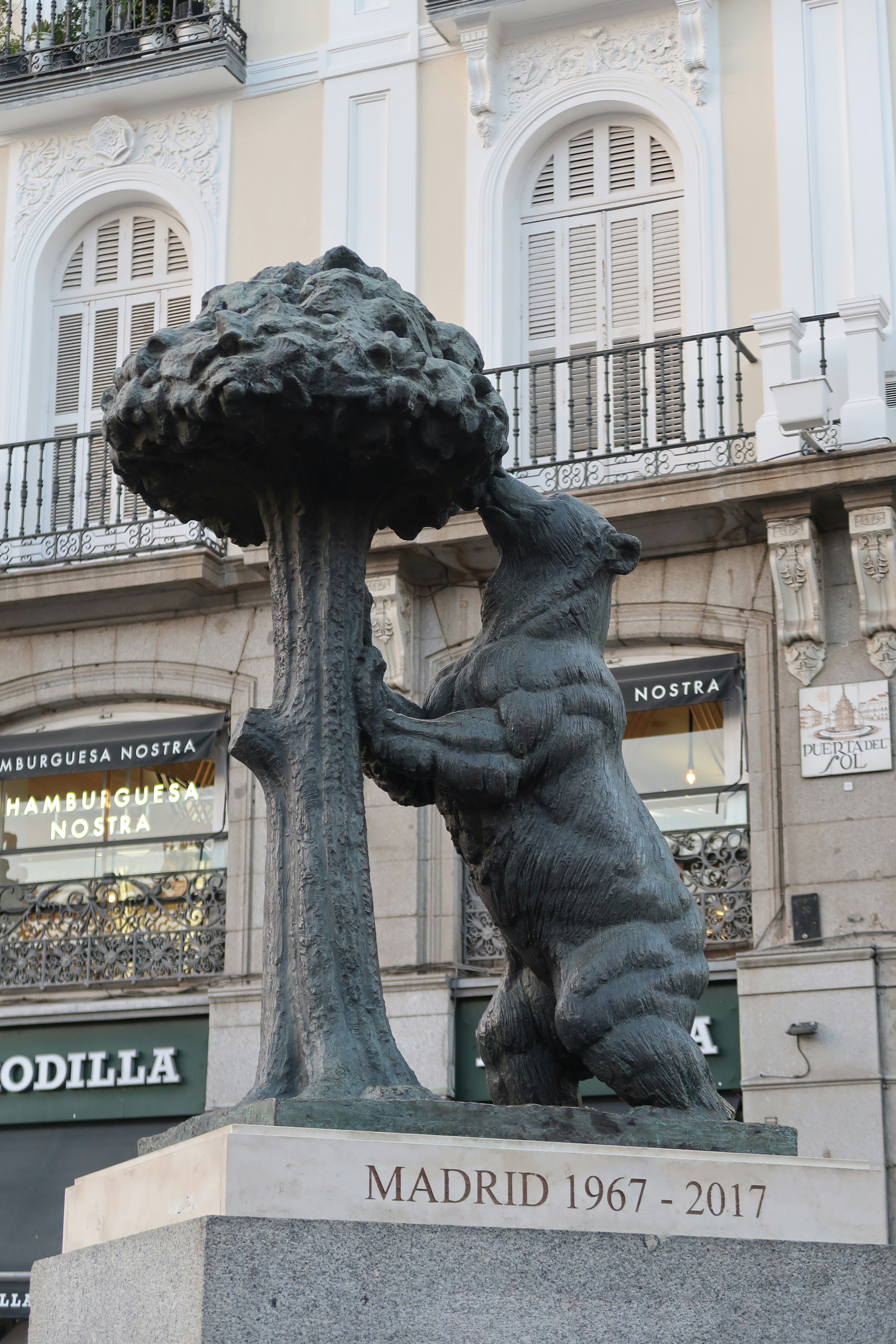 Bear Sculptures in Madrid Square: A Monumental Gesture by the Fountain