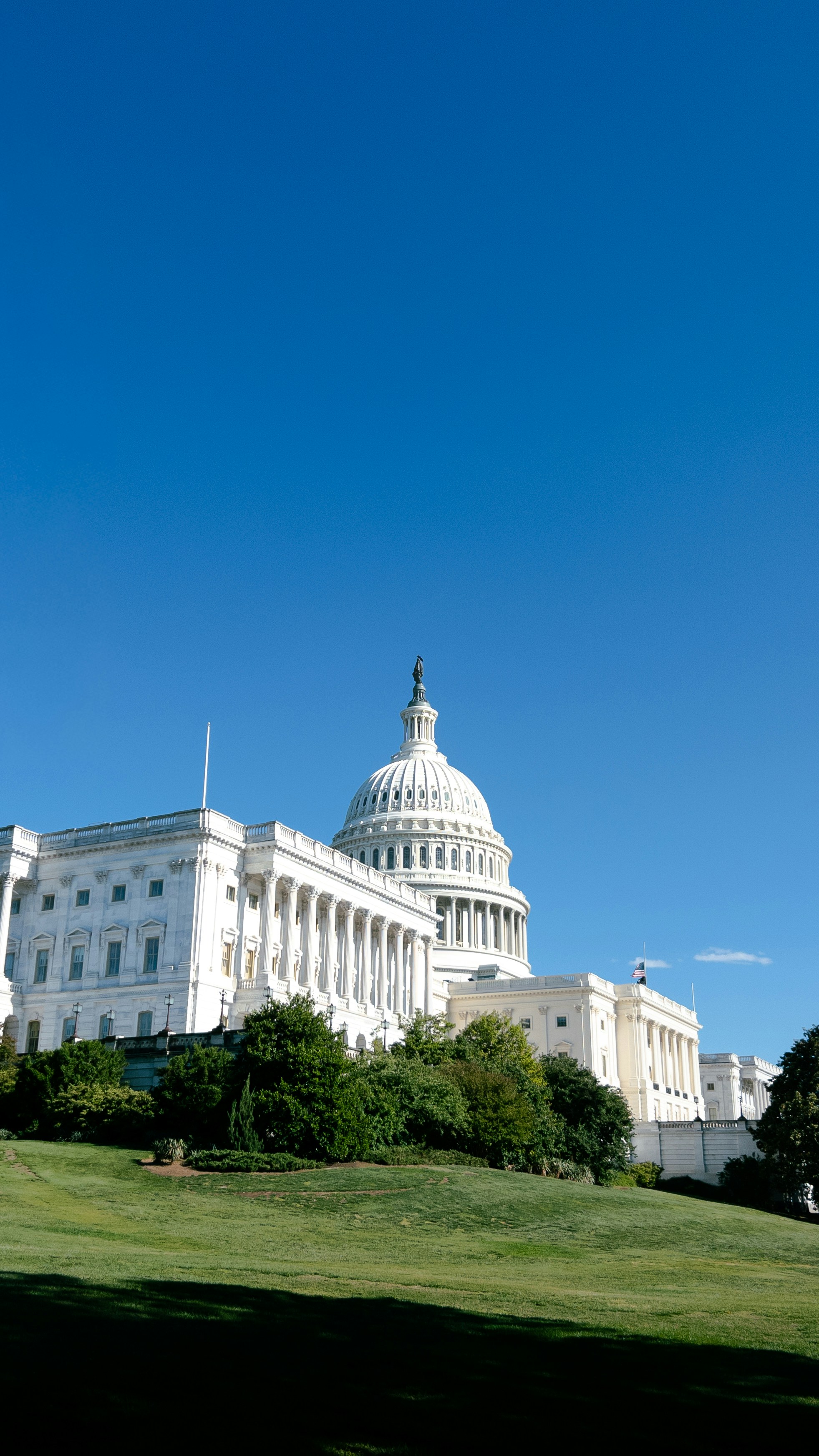 Capitol in Blue: A Clear Day at the Dome