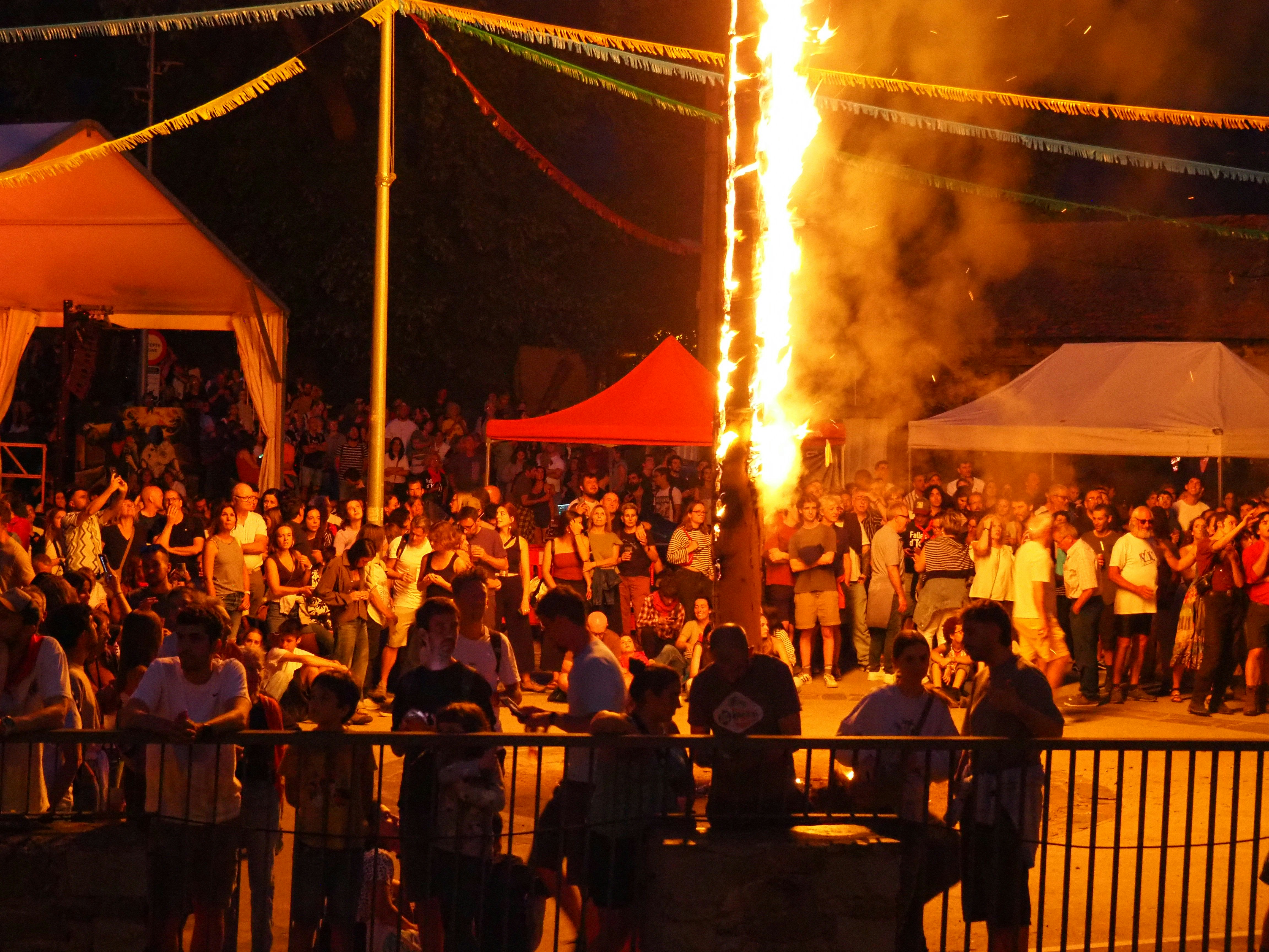 Fire Dance Under Nightfall: A Festival in the Glow
