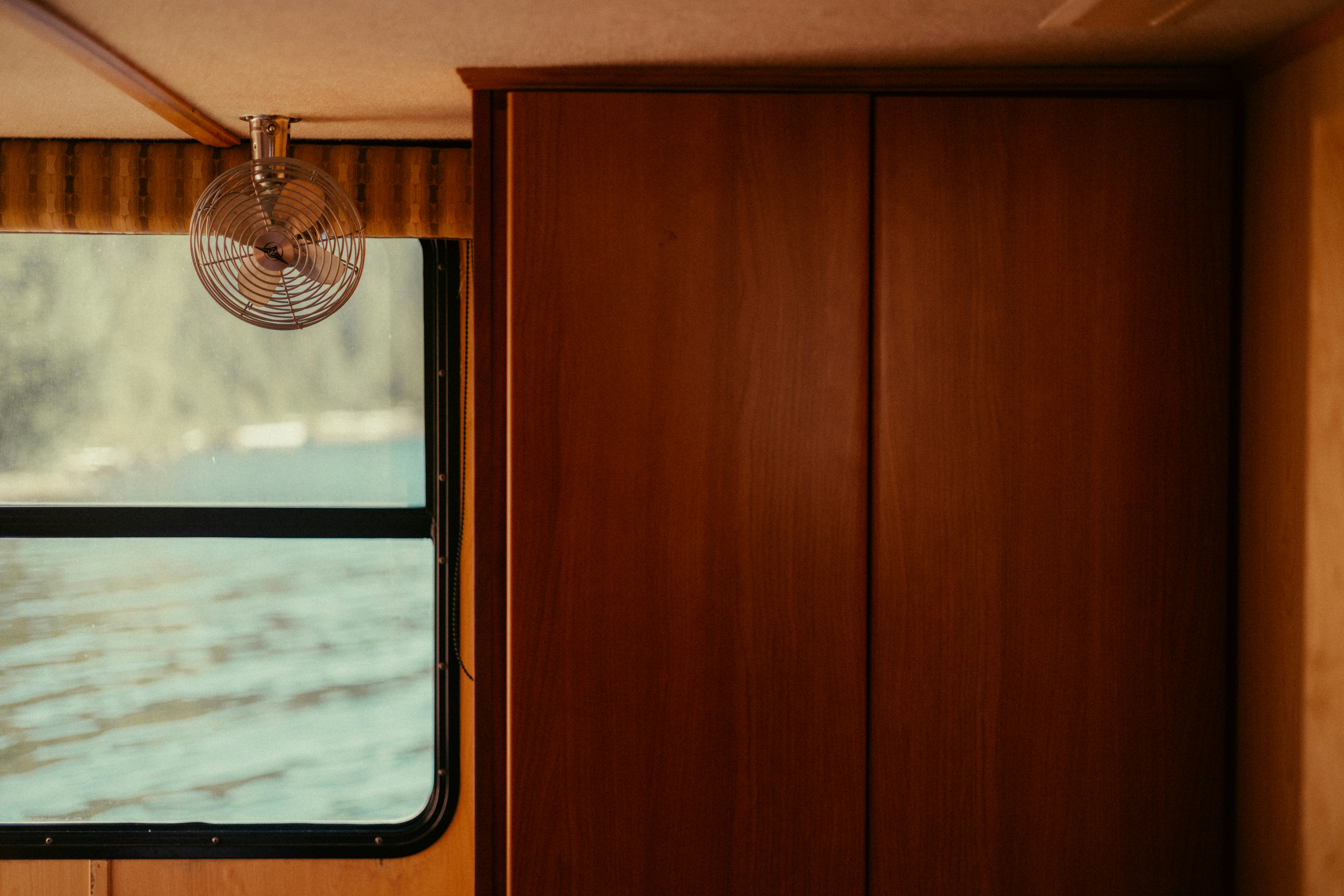 Hushed Light Through a Cabin Window