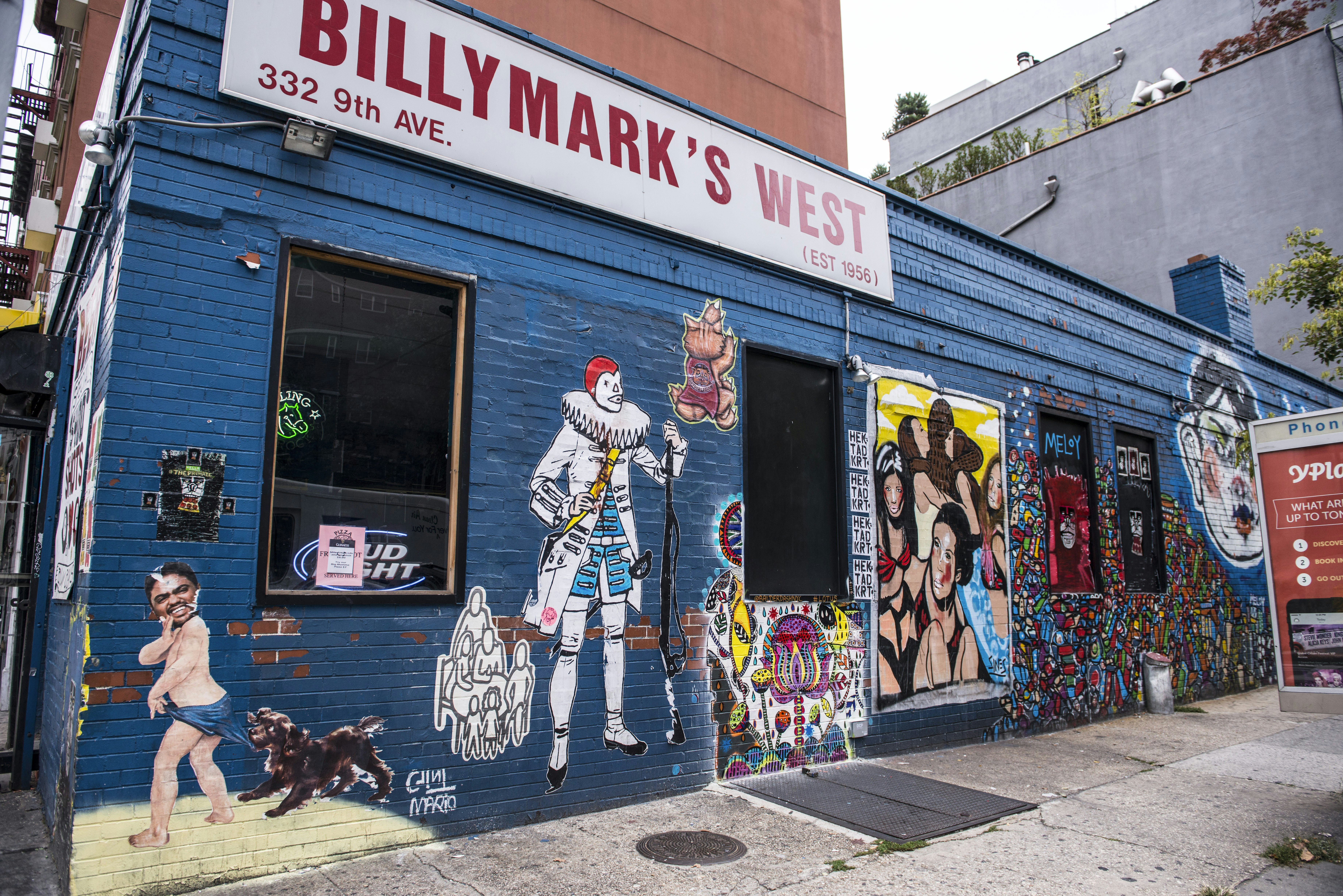 Industrial Graffiti Gallery: A Bright Blue Wake of Street Art