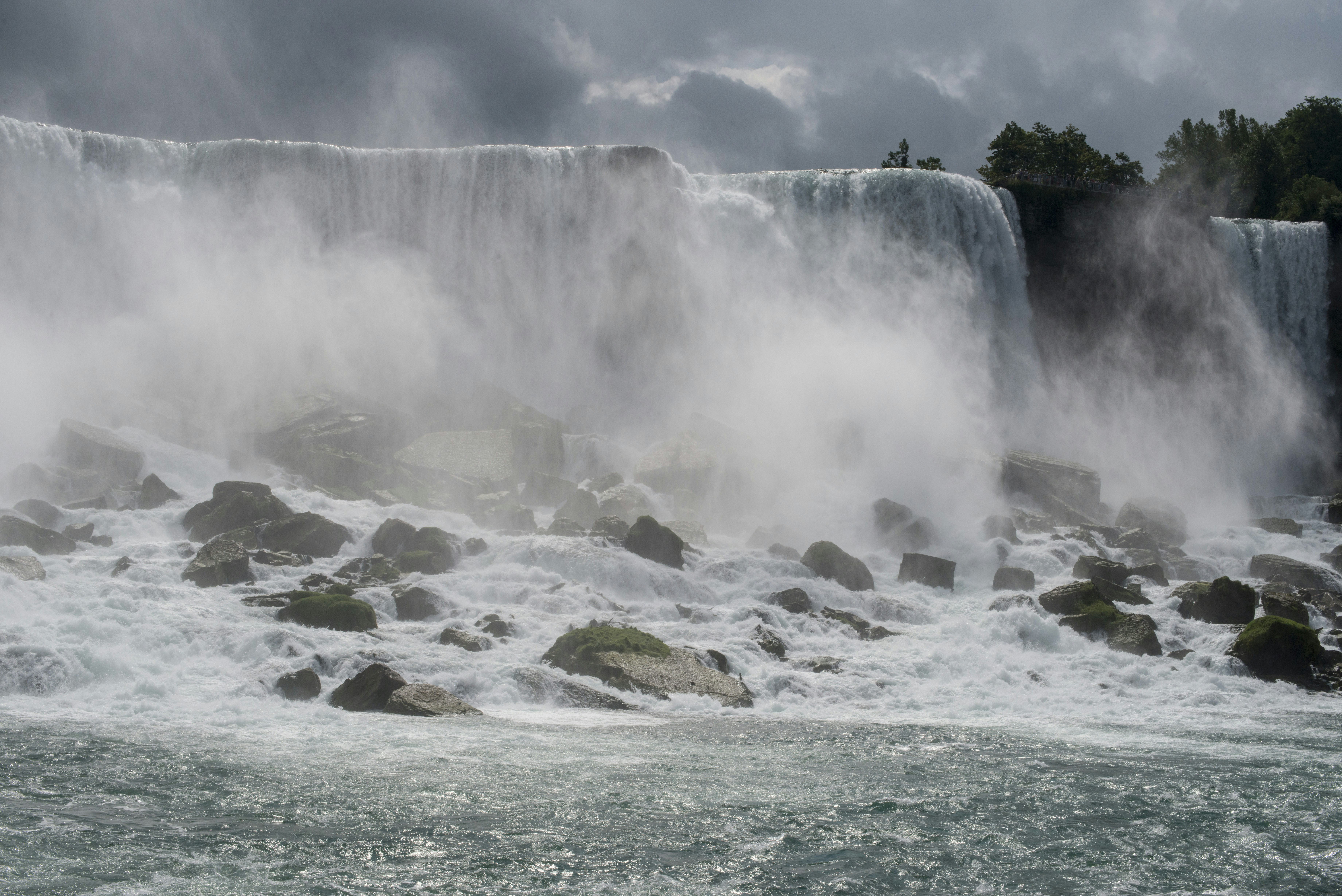 Misty Falls: Ballet of Water and Rock