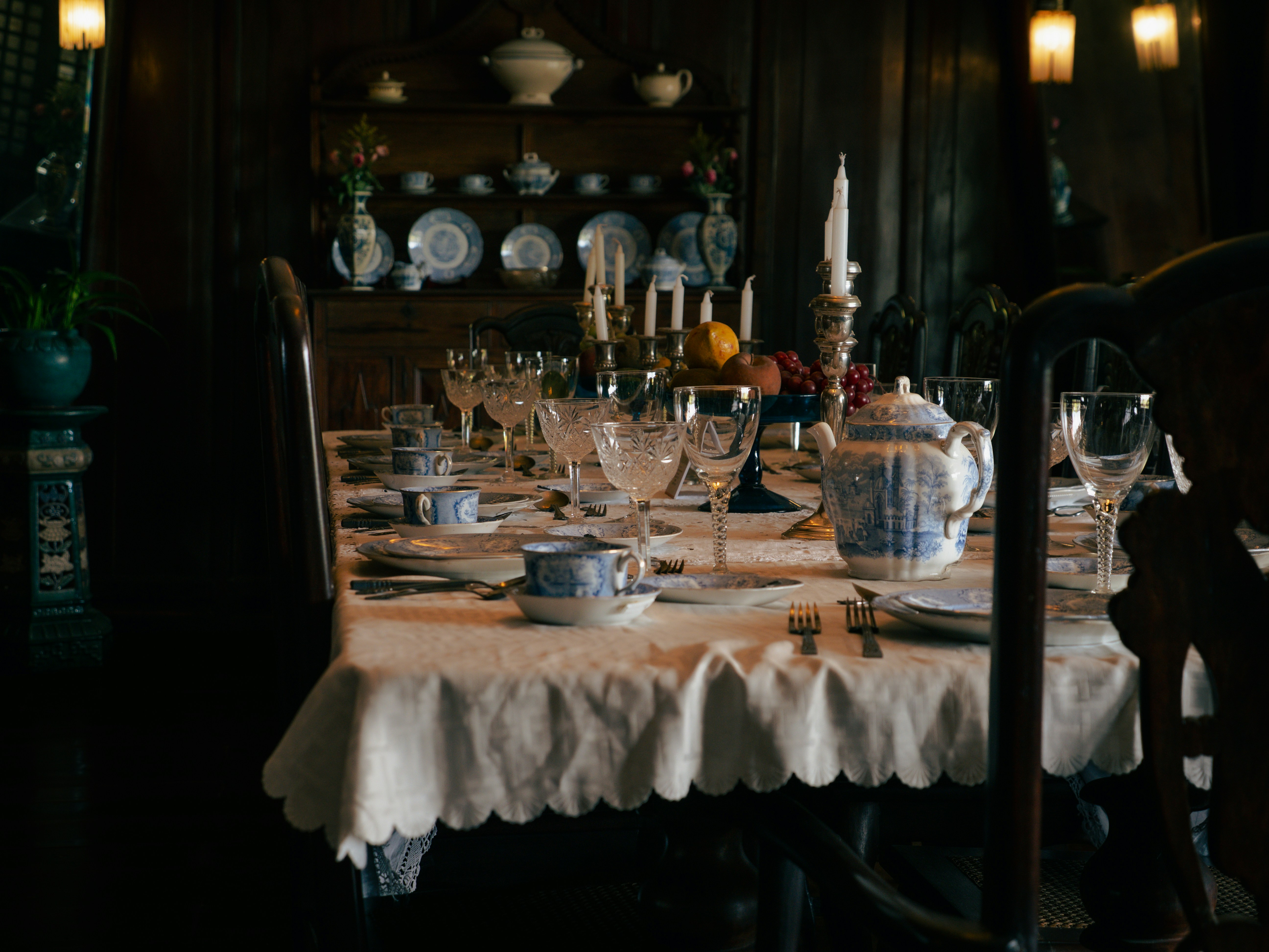 A Candlelit Feast Set for Conversation