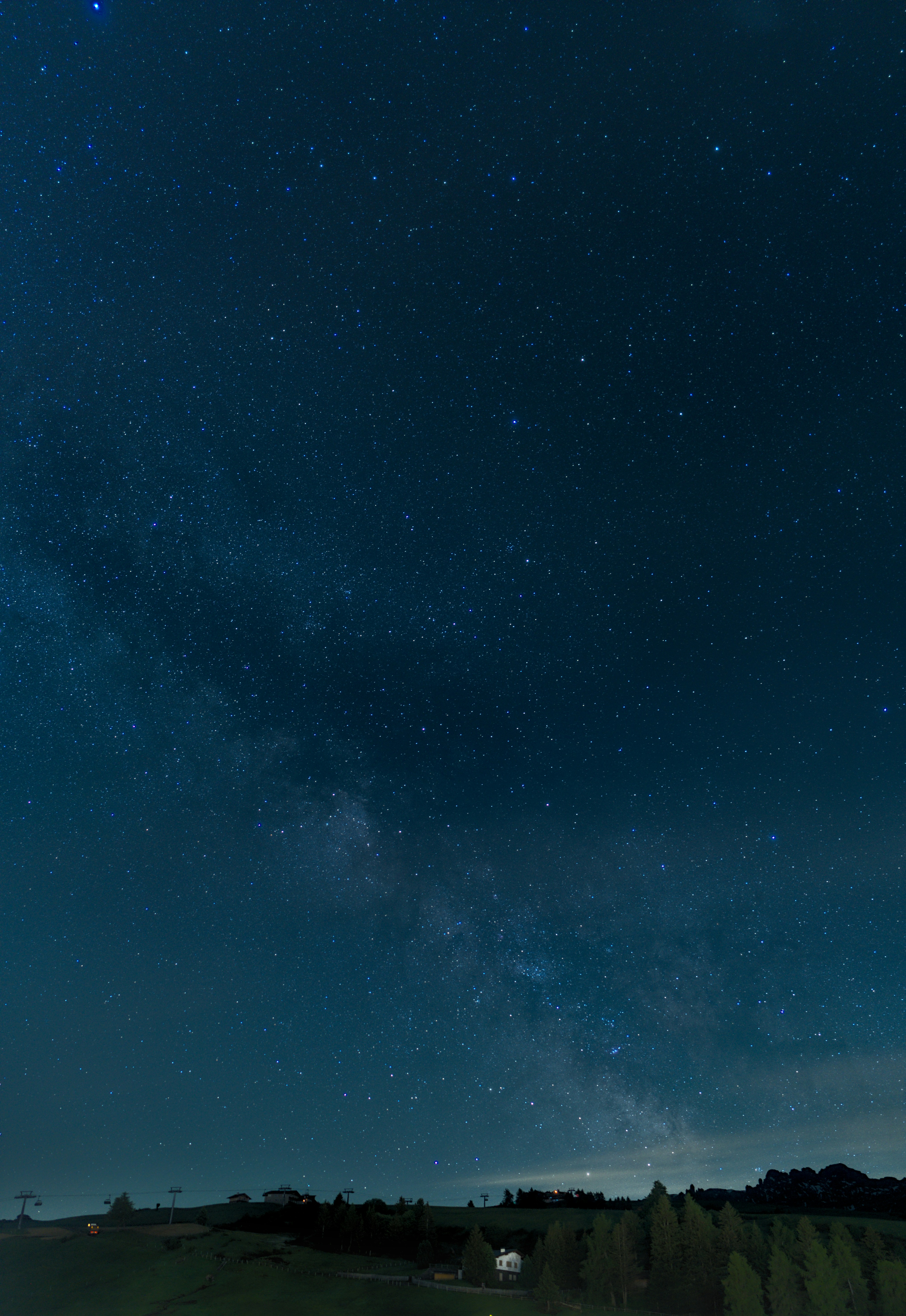 Milky Way Veil Over Quiet Horizon