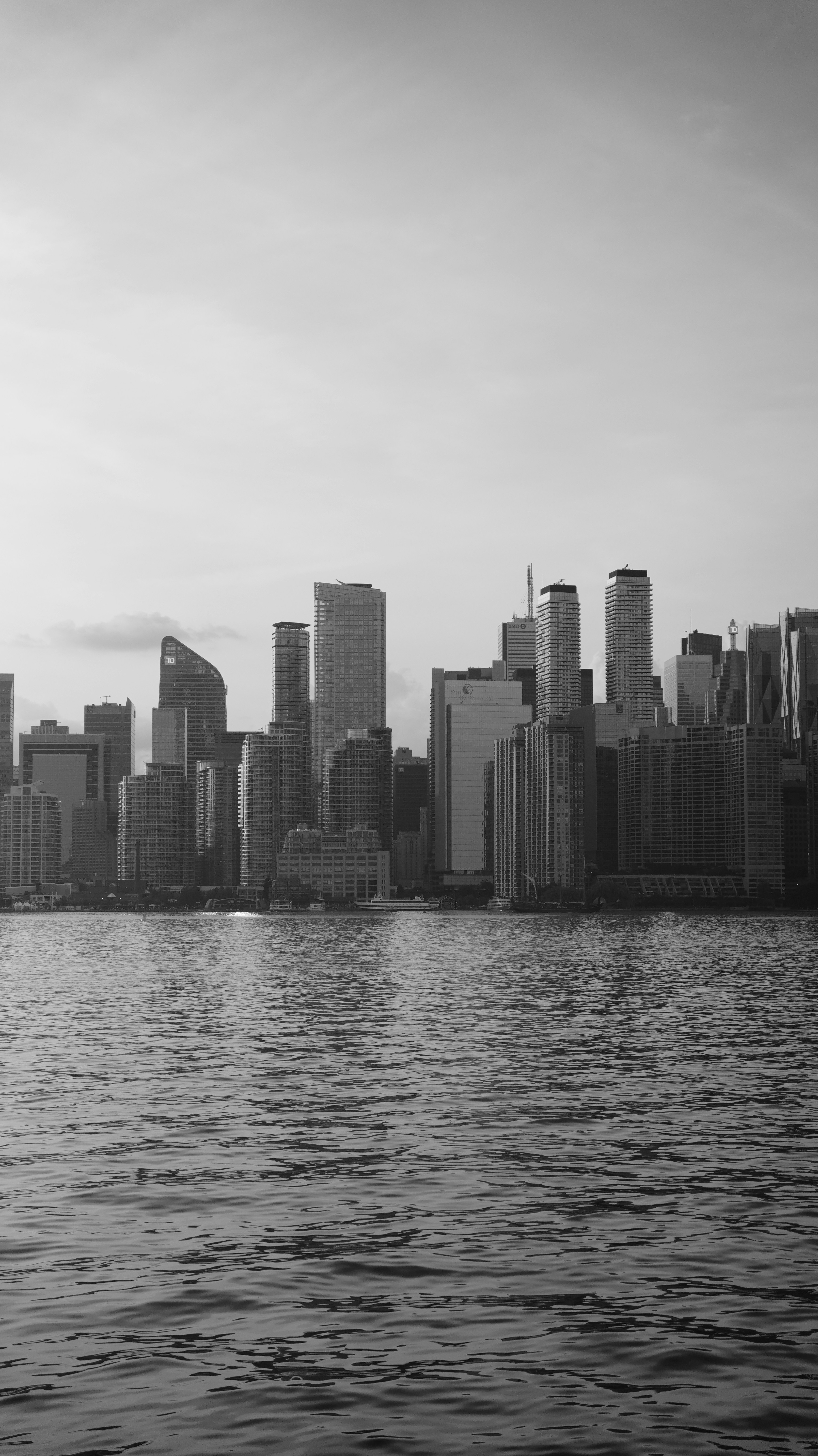 Midday Metropolis: Skyline Meeting the Waterfront