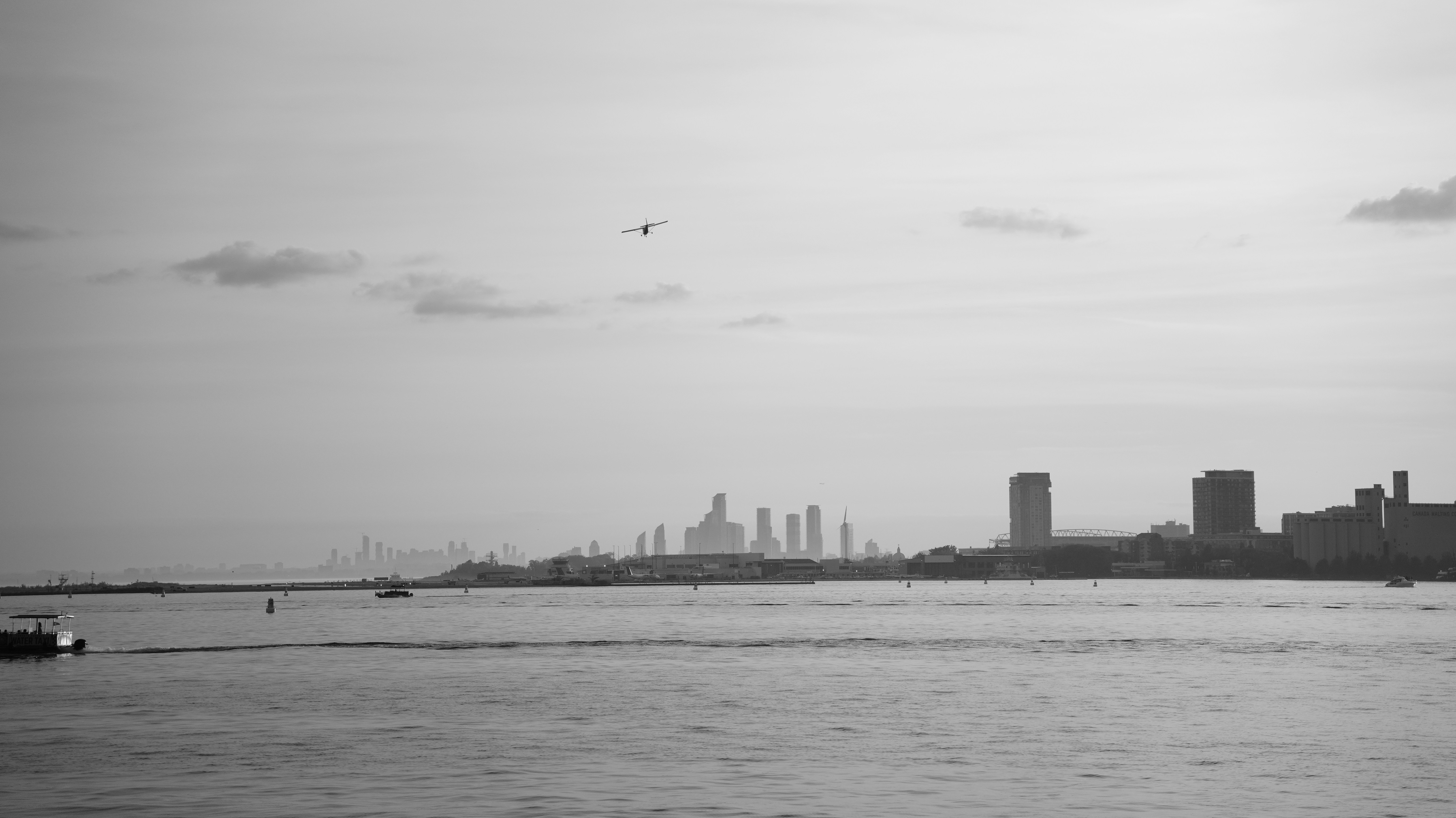 Urban Horizon: Seascape Toward a Distant City