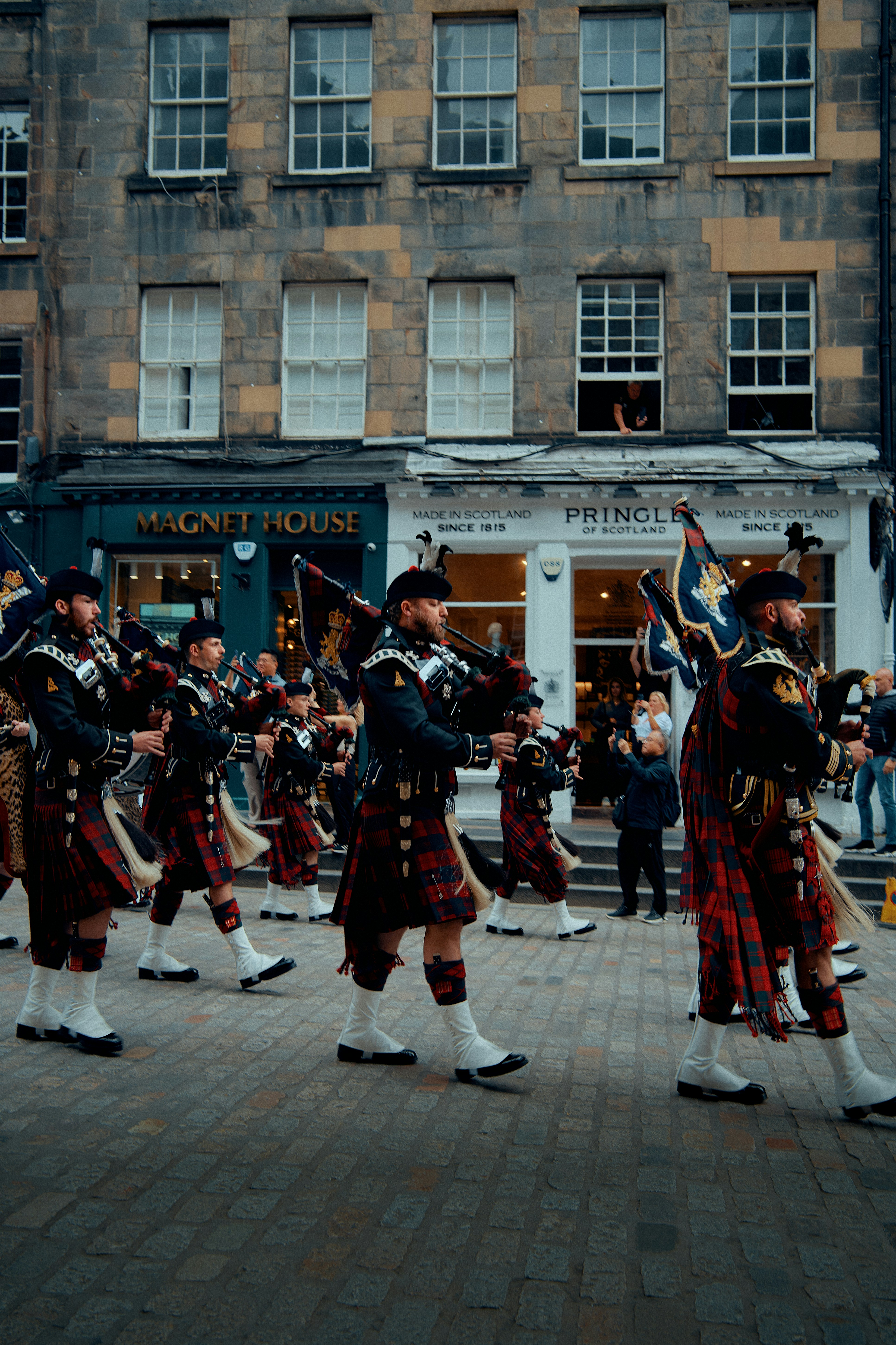Marching Scots: Kilts, Brass, and Street Echoes