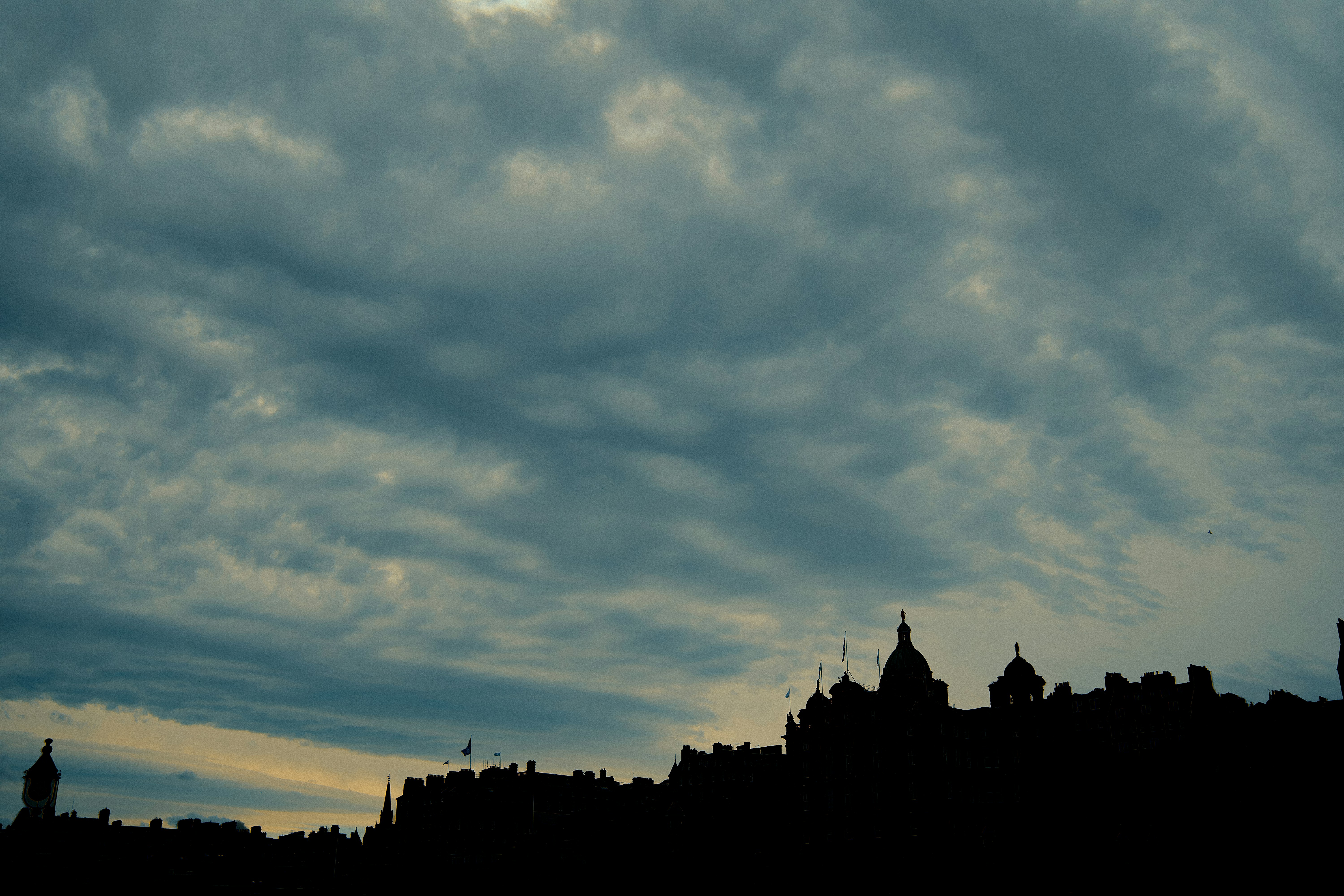 Dusk Silhouette Over a Historic Horizon
