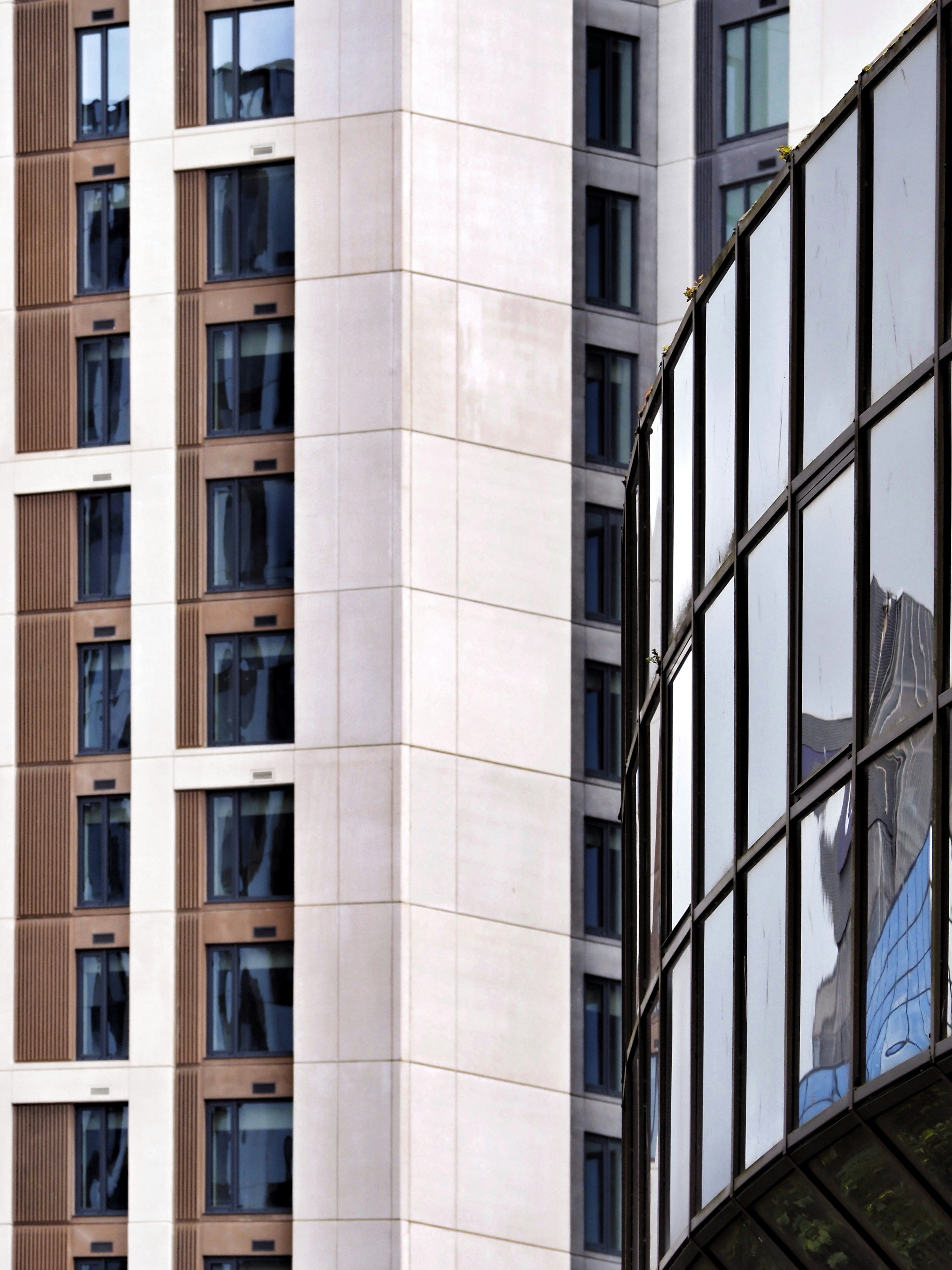 Glass Facade Meets Concrete: Urban Architecture in Focus