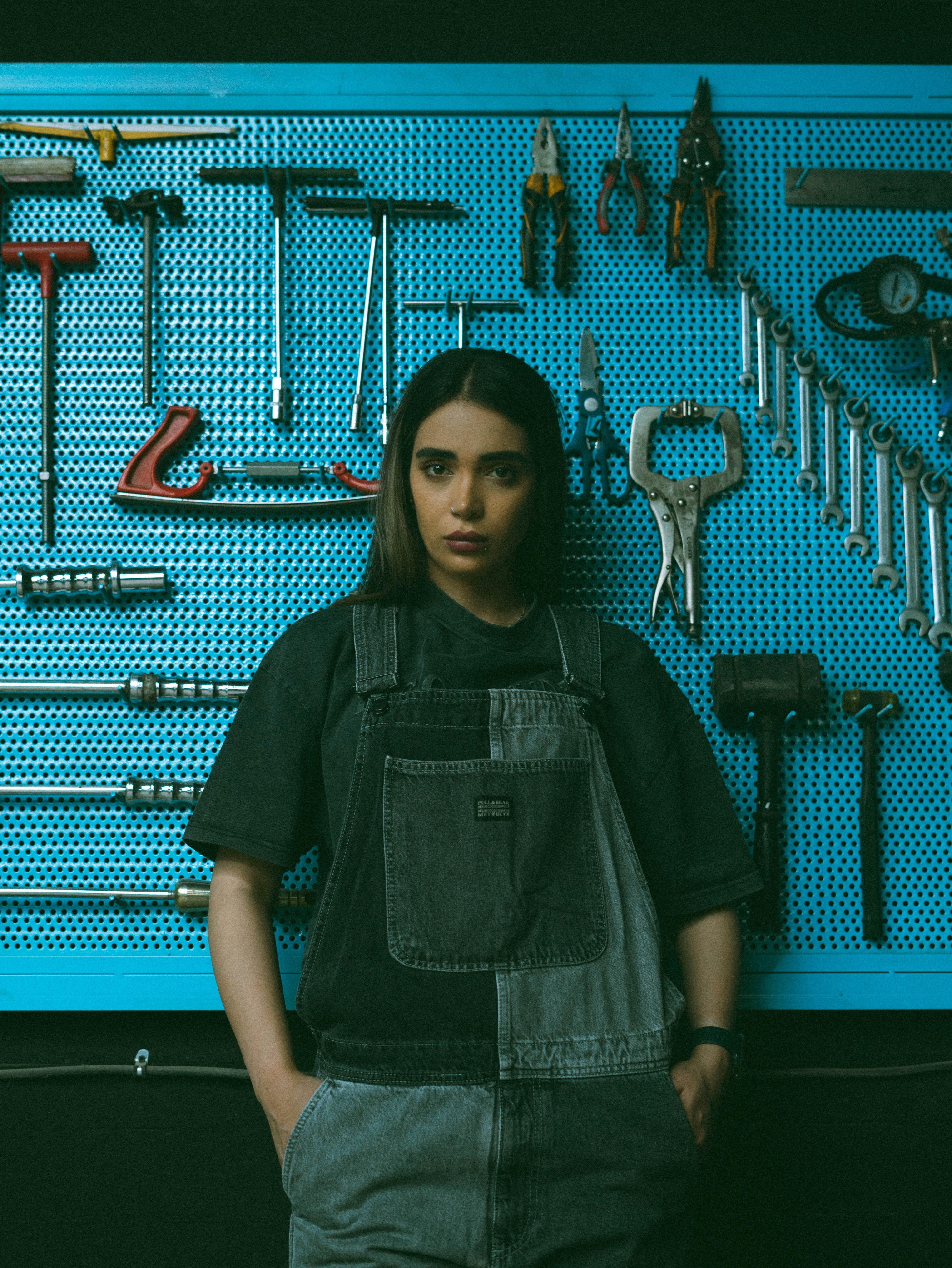 Workshop Portrait: Focused in a Toolshed Moment