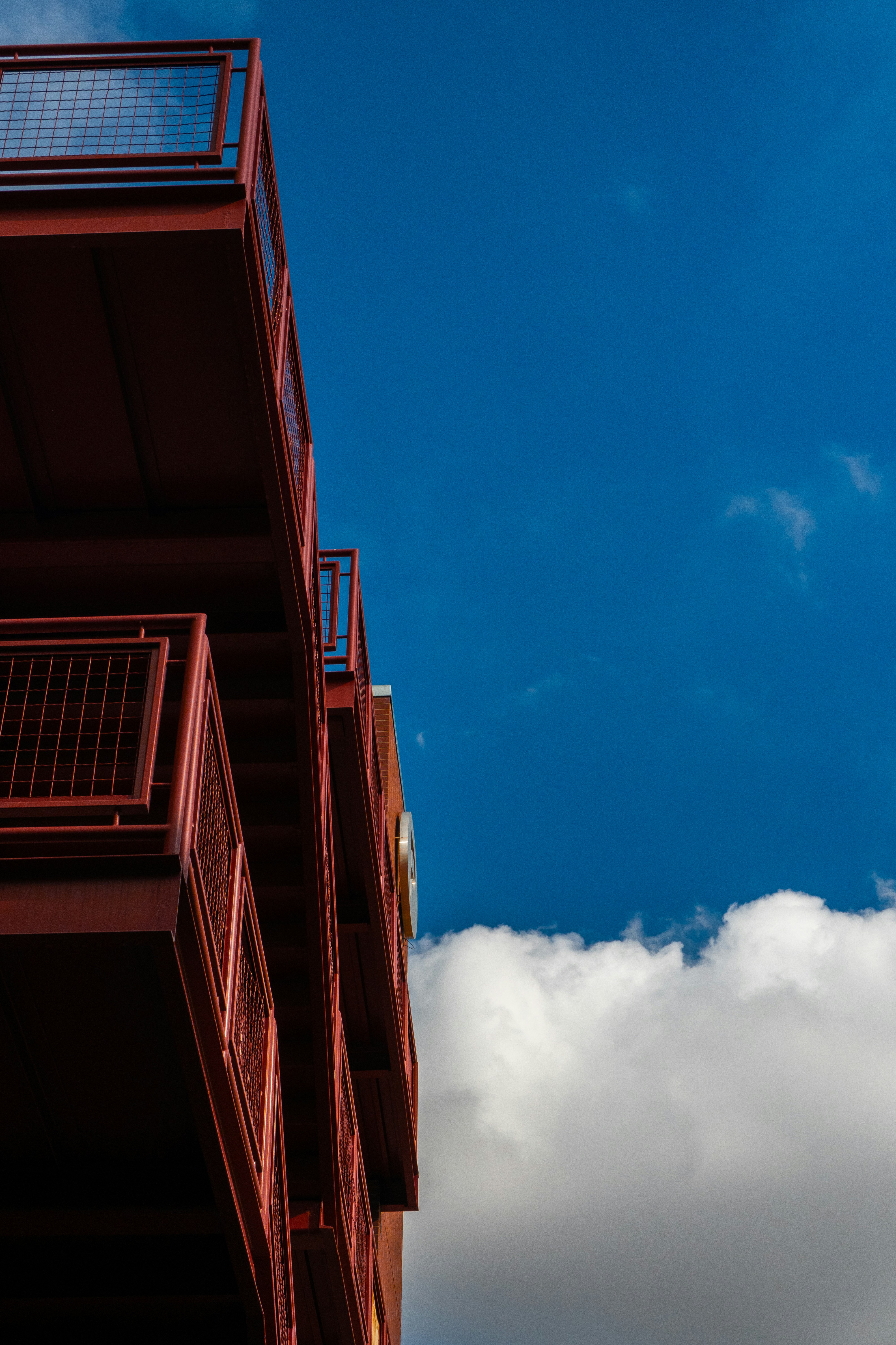 Red Terrace Reaches for the Sky
