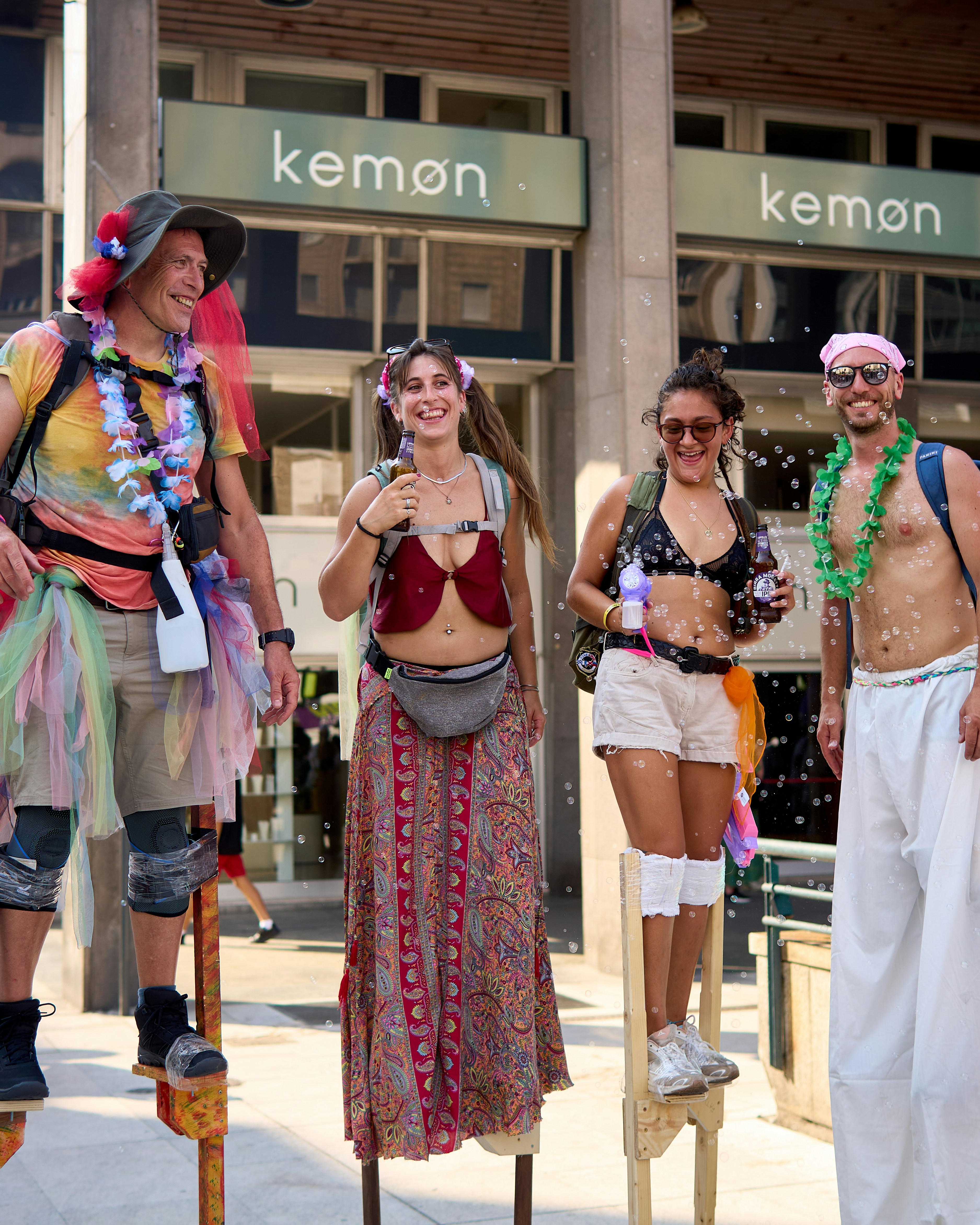 Prismatic Parade: Beachy Bohemia in the Street