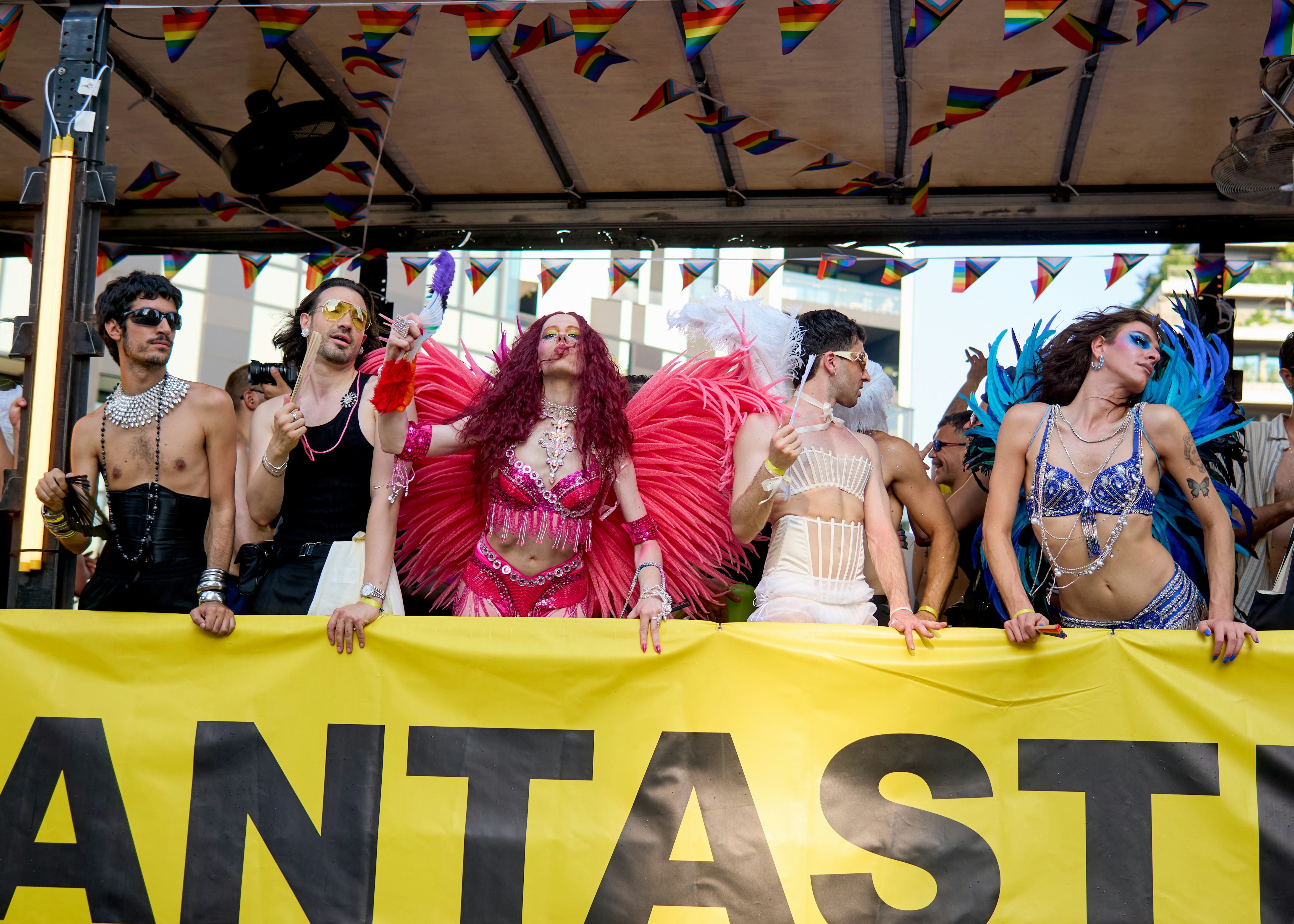 Rainbow Row on the Parade Balcony