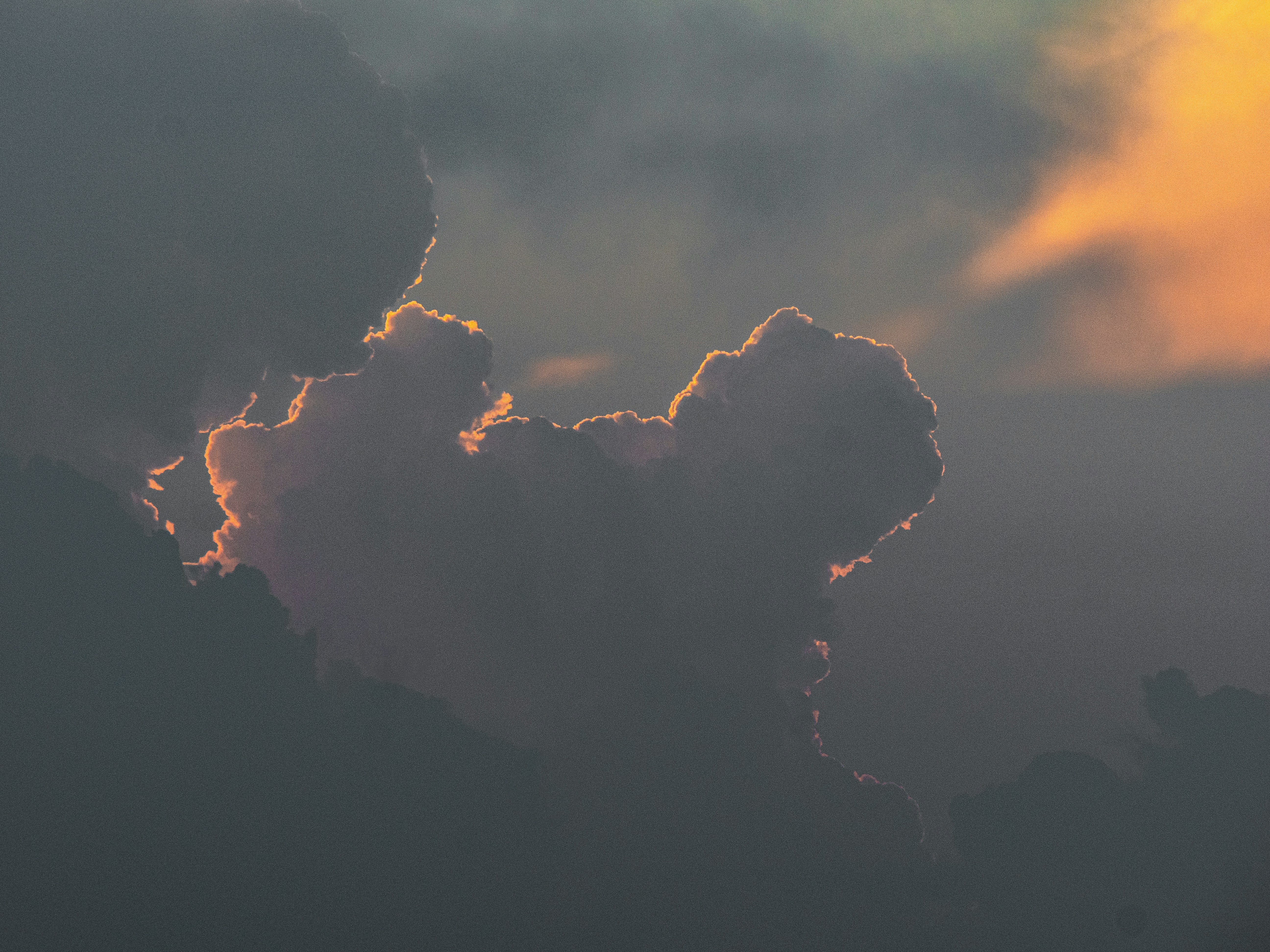 Golden Rim Over Silent Thunderheads