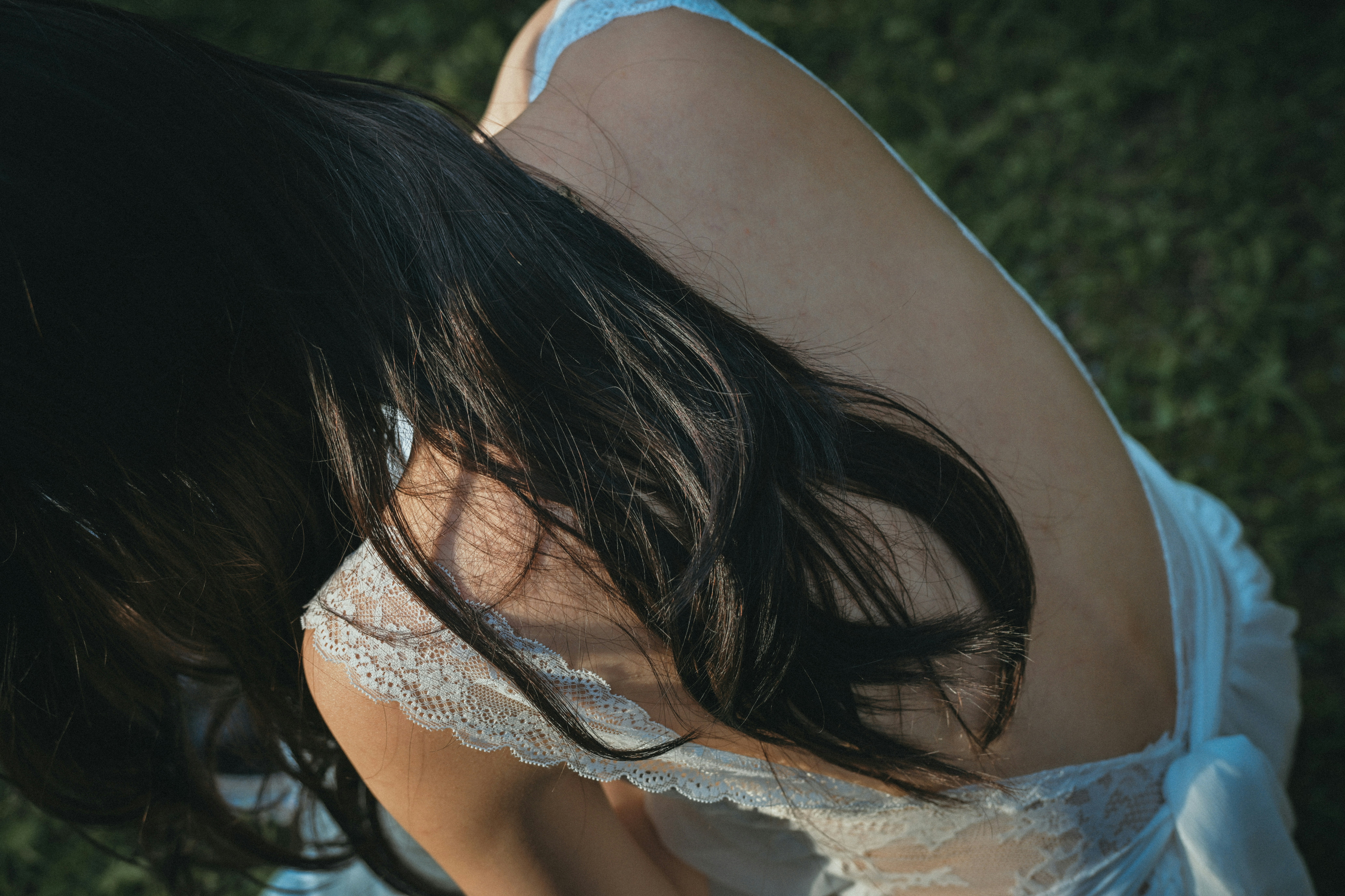 Lace and Light: A Close-Up in the Sunlit Morning