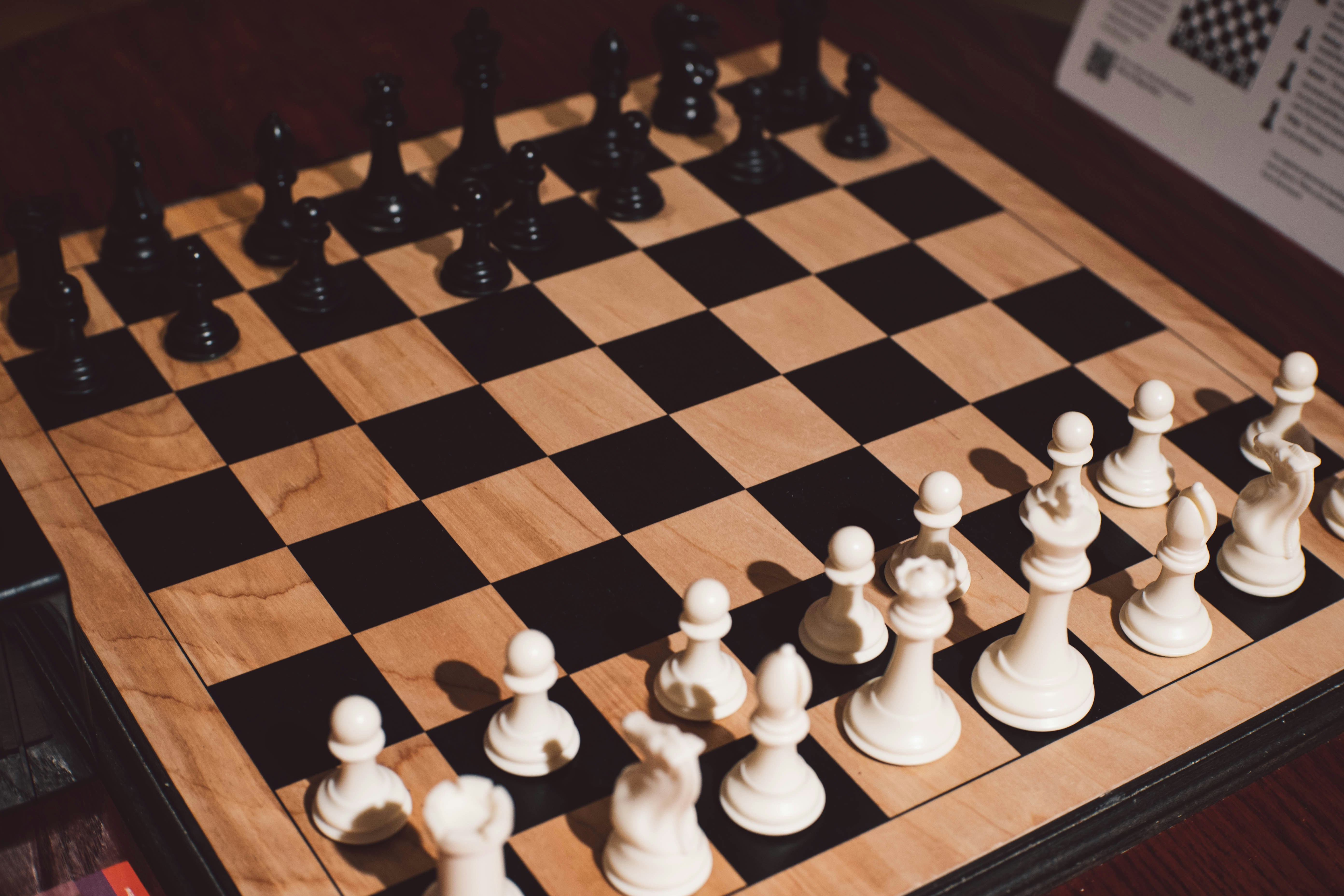 Opening Moves: White Knights Ready on a Quiet Board