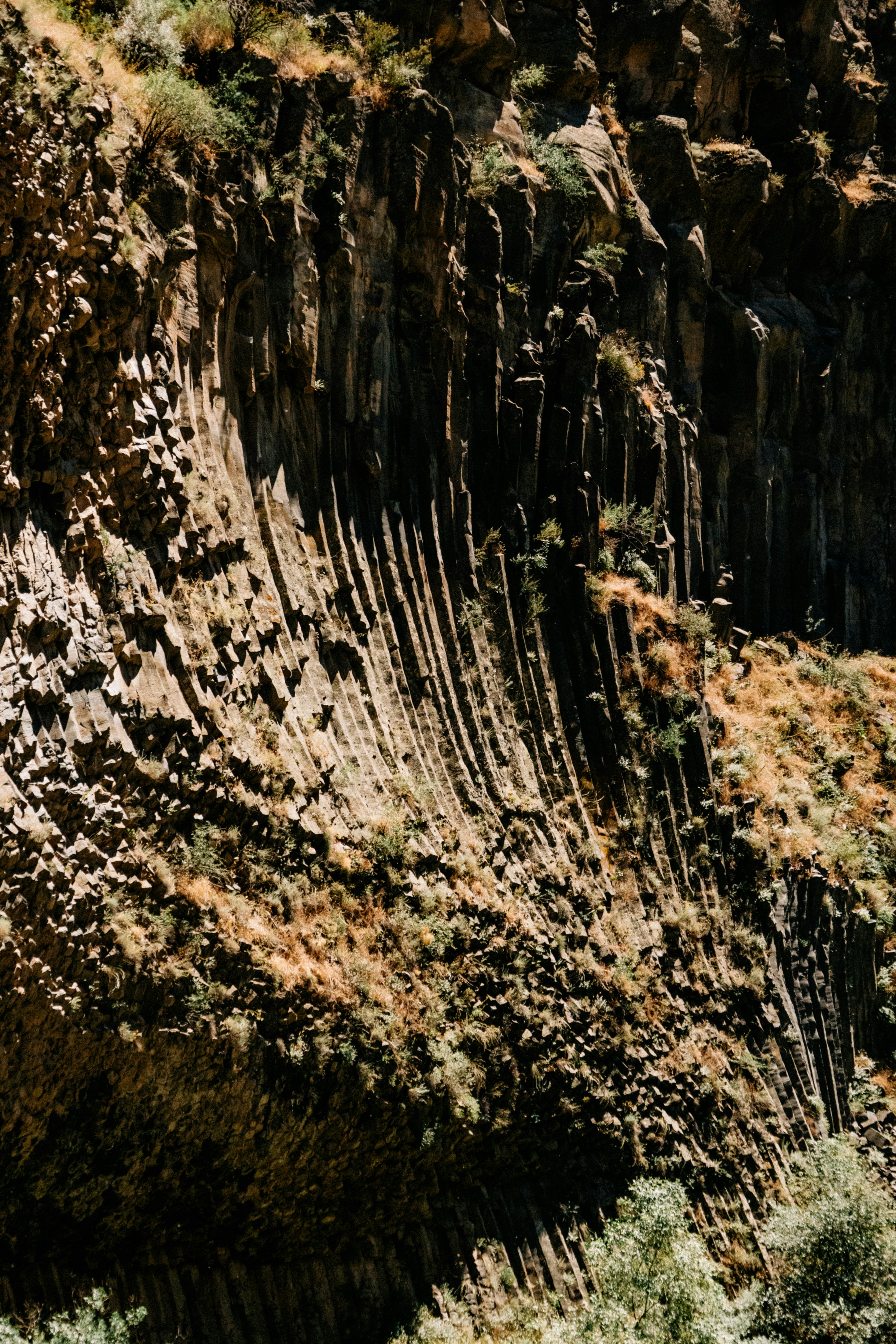 Columnar Basalt Staircase Carved by Time