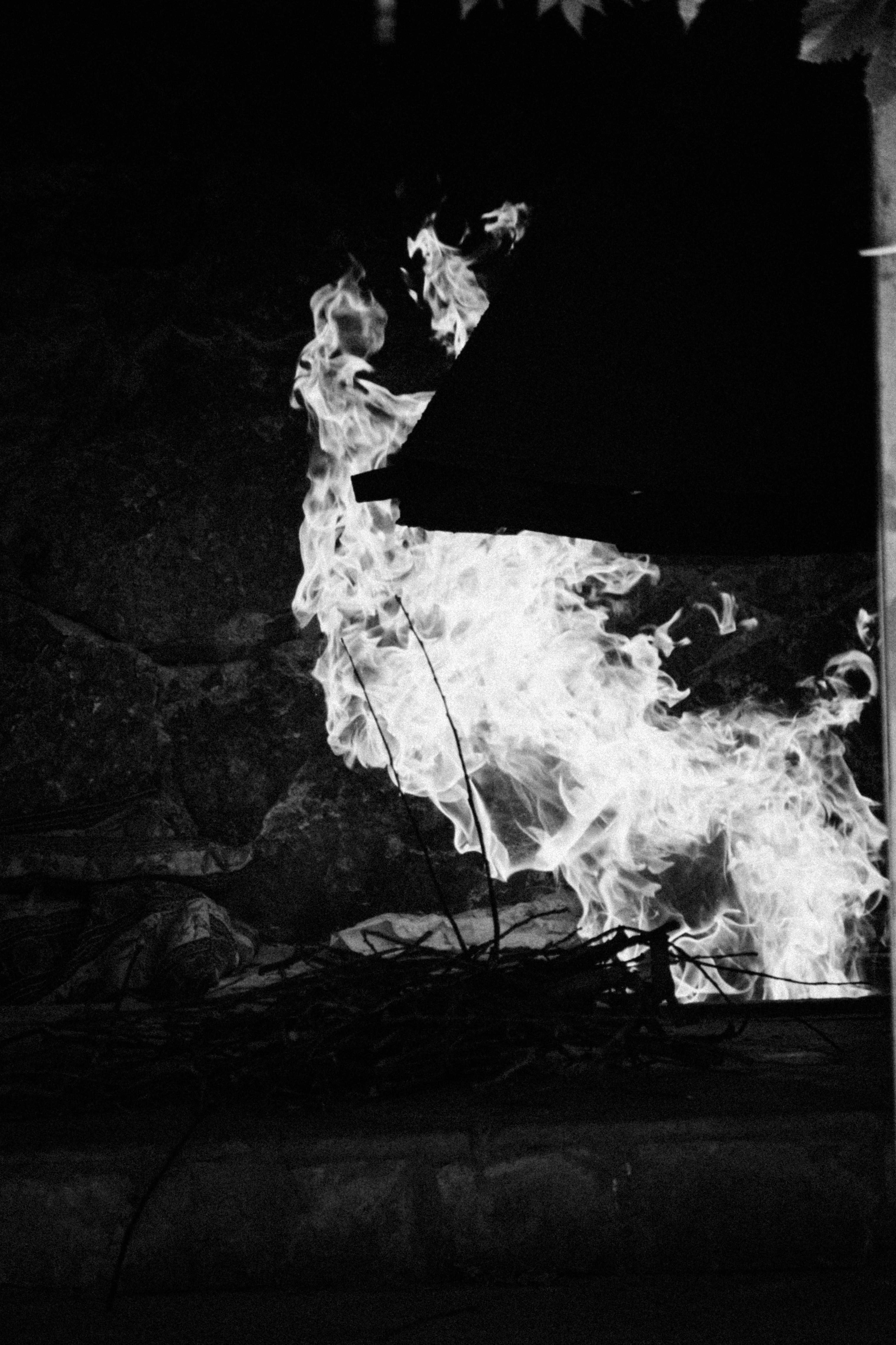 Embers in the Night: The Dark Hearth of Flame