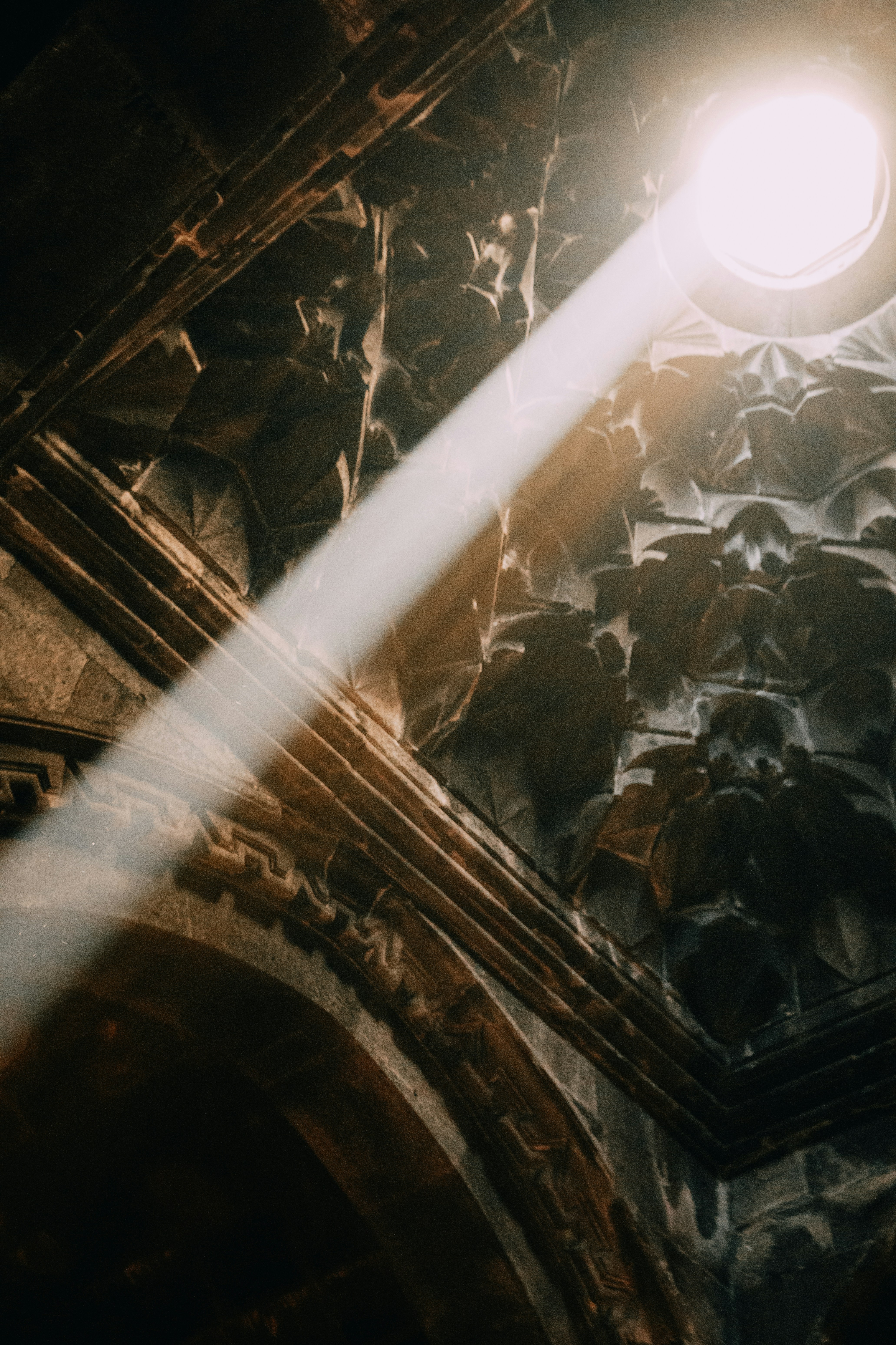 Sunbeam in an Ancient Vault