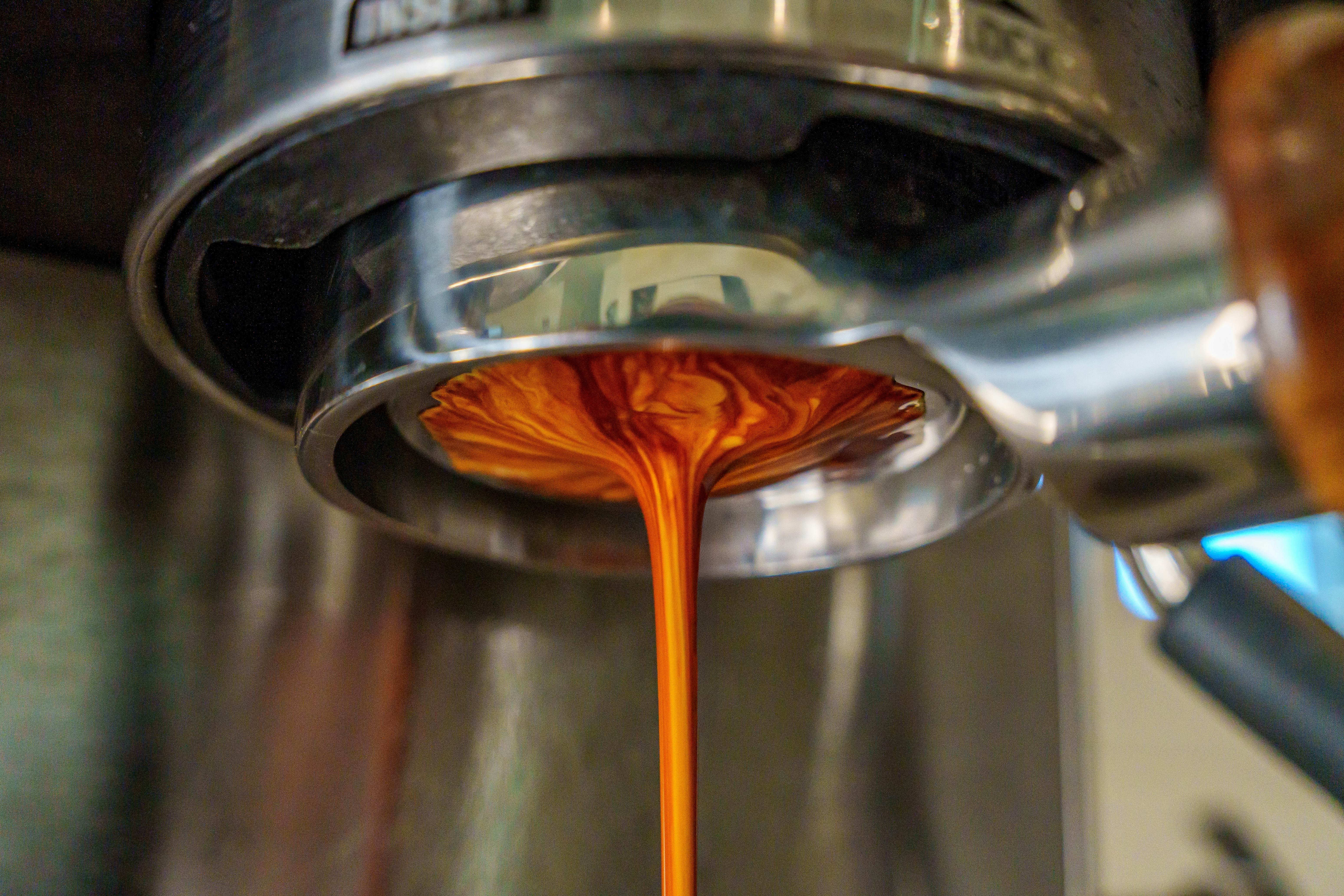 Liquid Gold: Espresso Cascade from a Proximity Pour