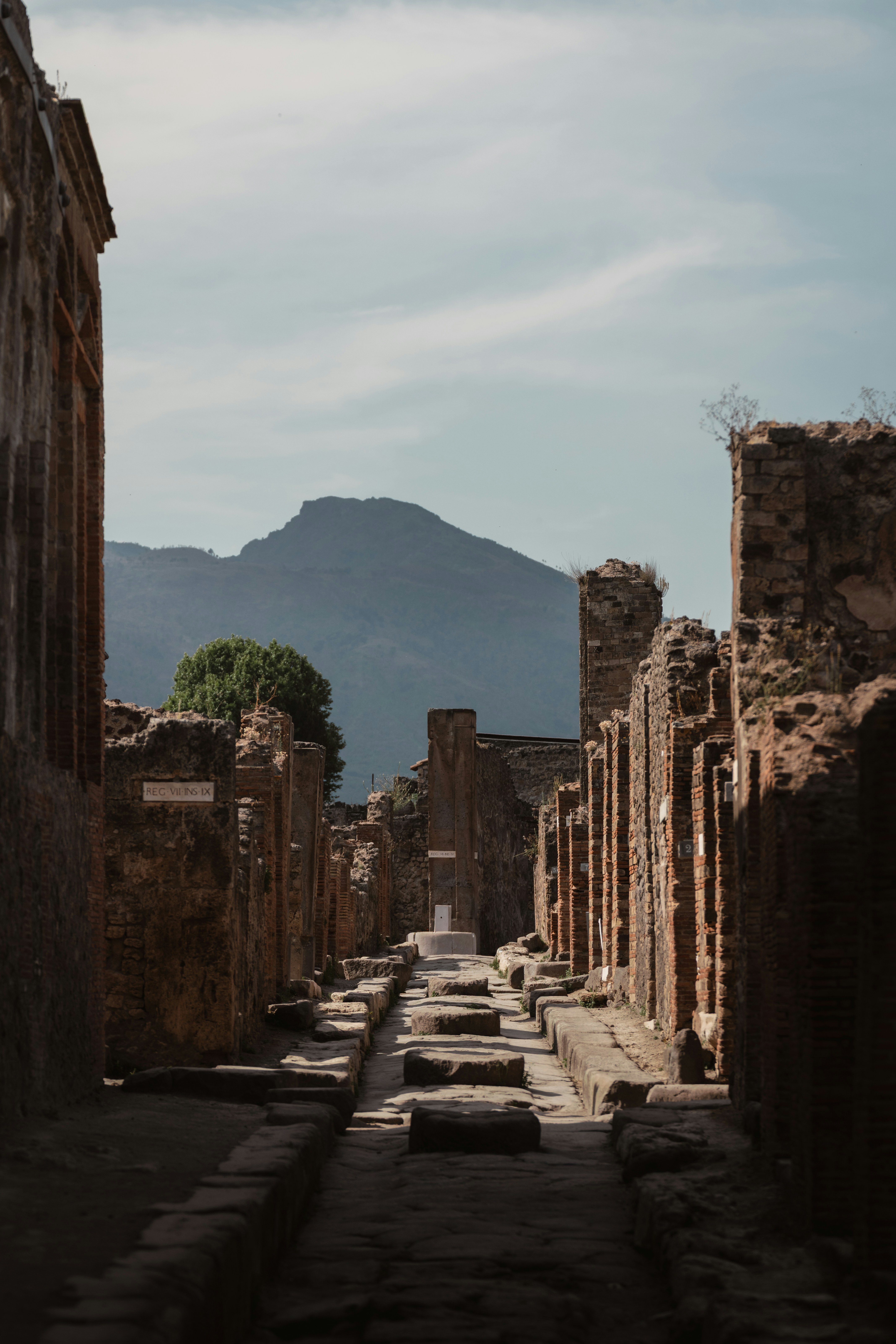 Ruins to the Horizon: A Stone Corridor Framed by Time