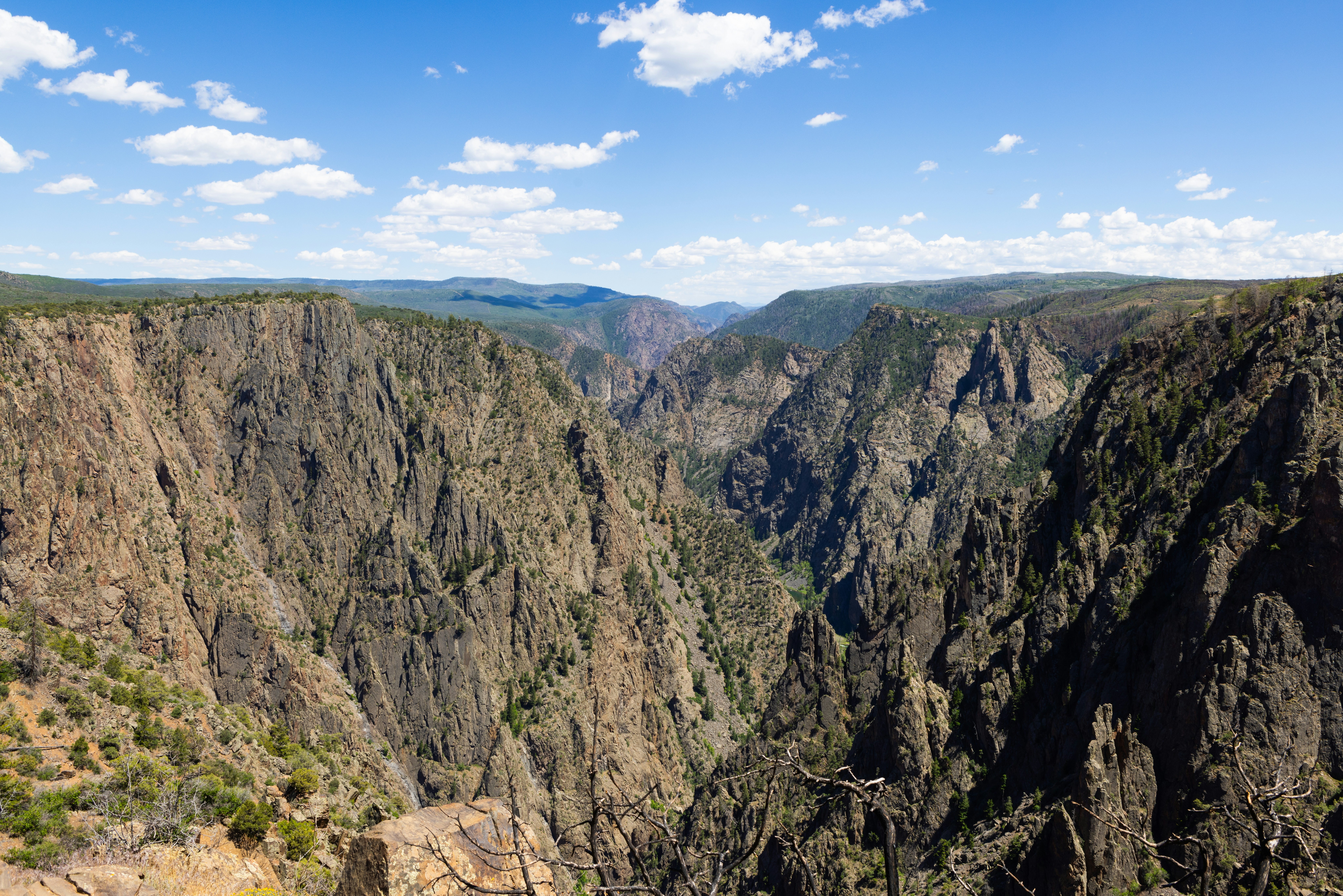 Aegean Vista: Canyon Walls Reaching for the Sky
