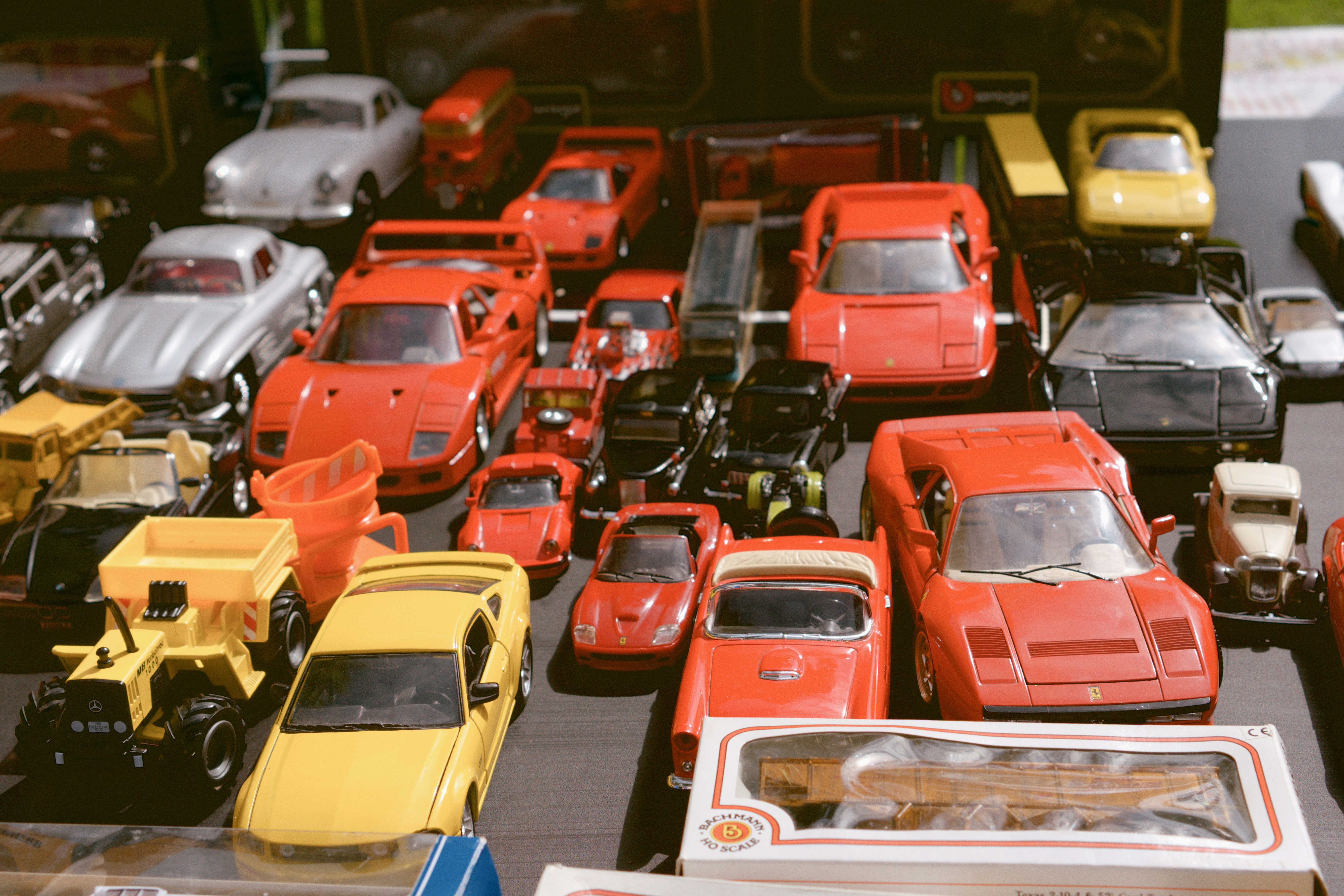 Traffic Jam of Tiny Thunder: A Retro Toy Car Parade