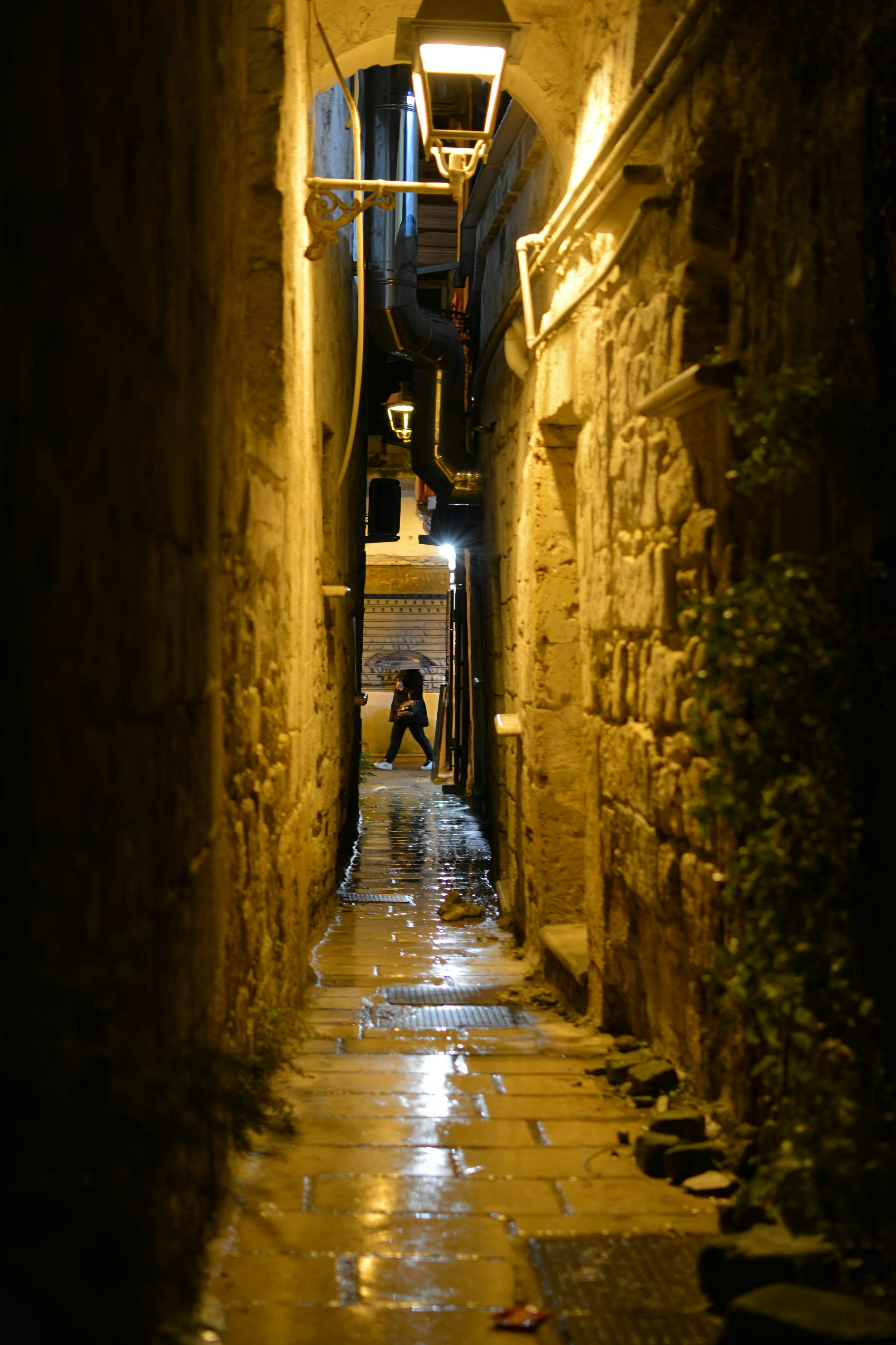 A Narrow Lantern-lit Alley: Mystery at the End