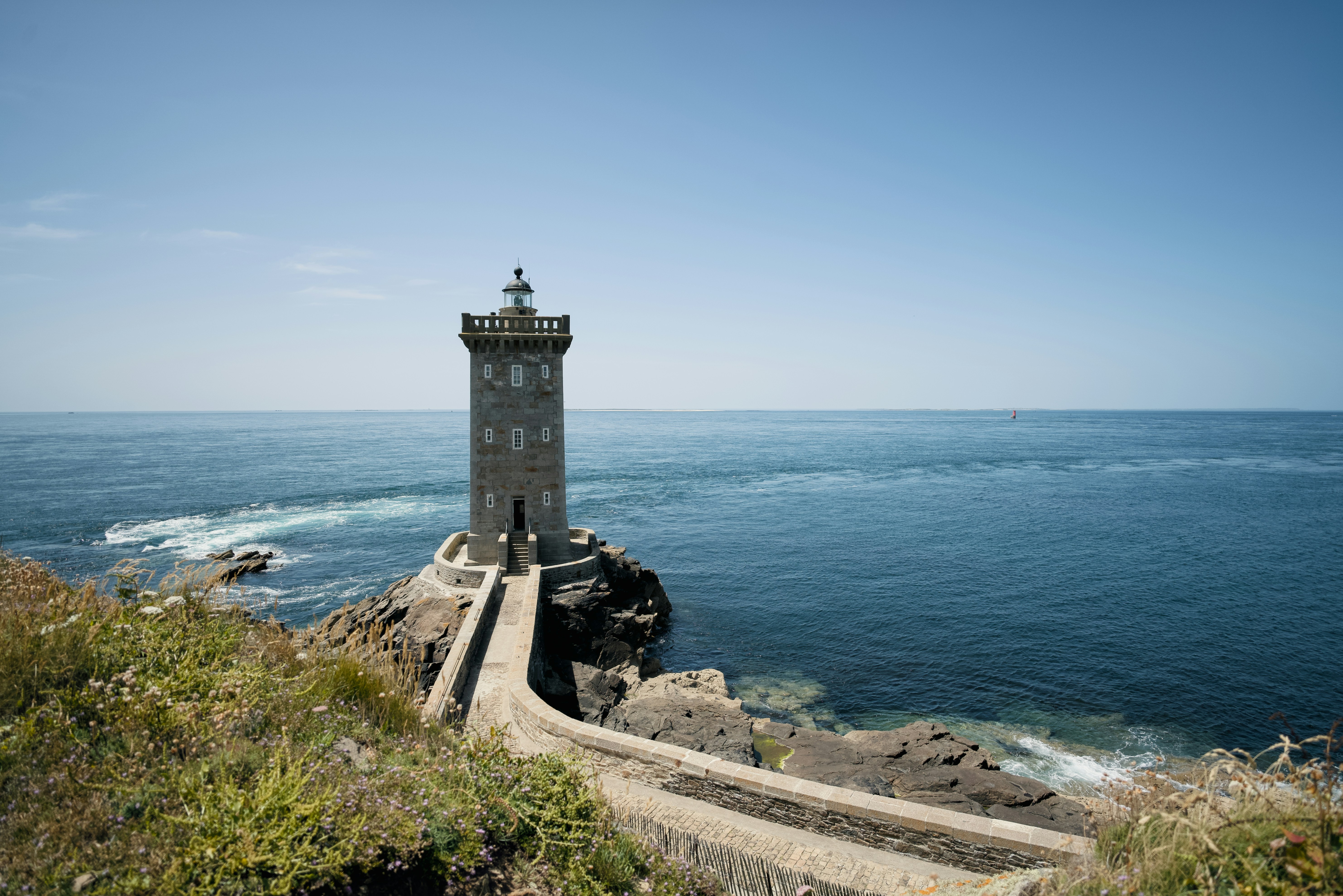 Lighthouse at the Edge: a Coastal Sentinel Over the Quiet Atlantic