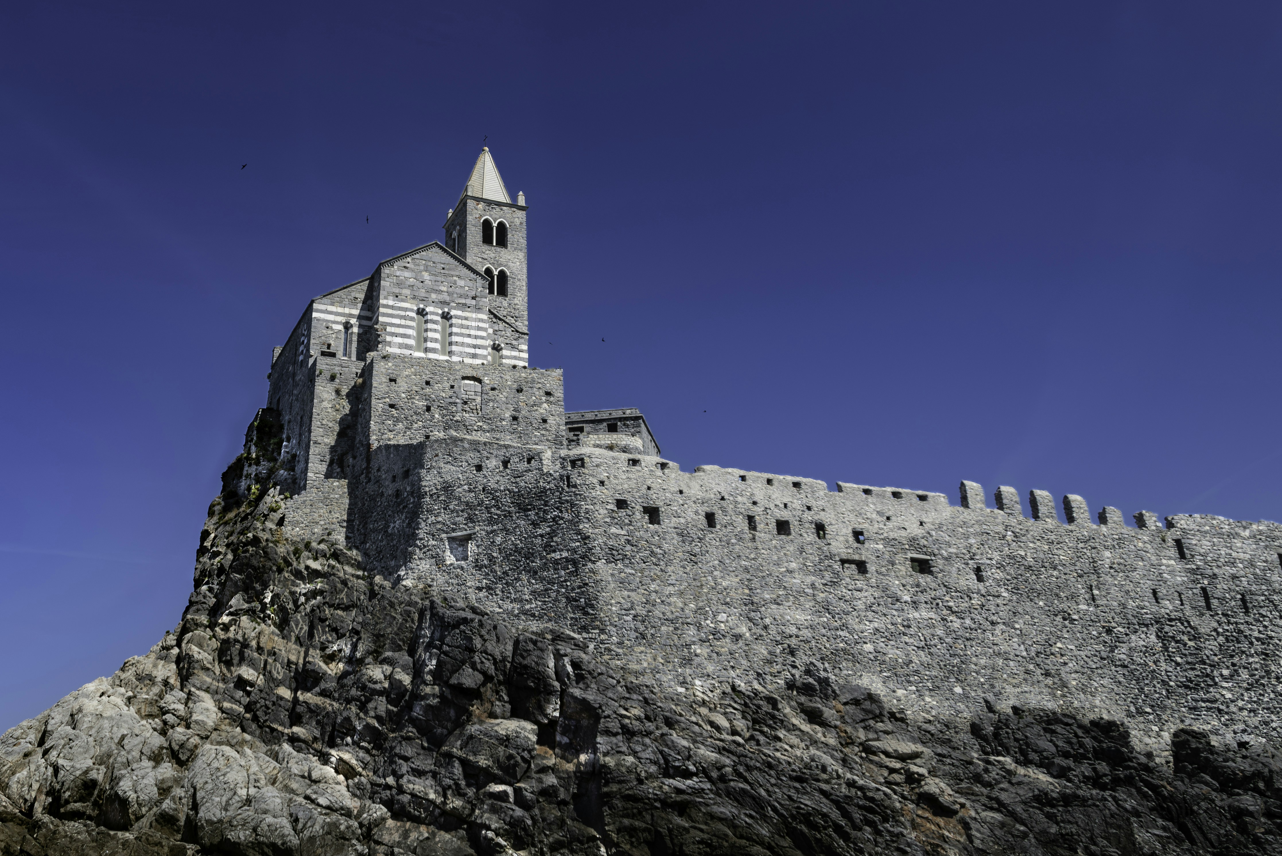 Stone Citadel Risen from the Cliff